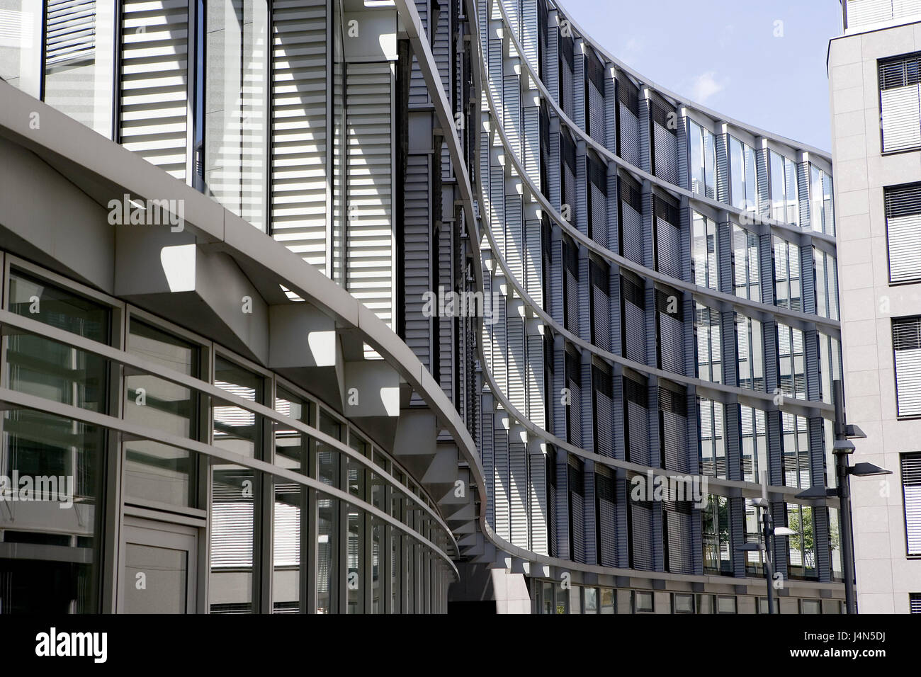Germany, Upper Bavaria, Munich, office building, facade, detail ...