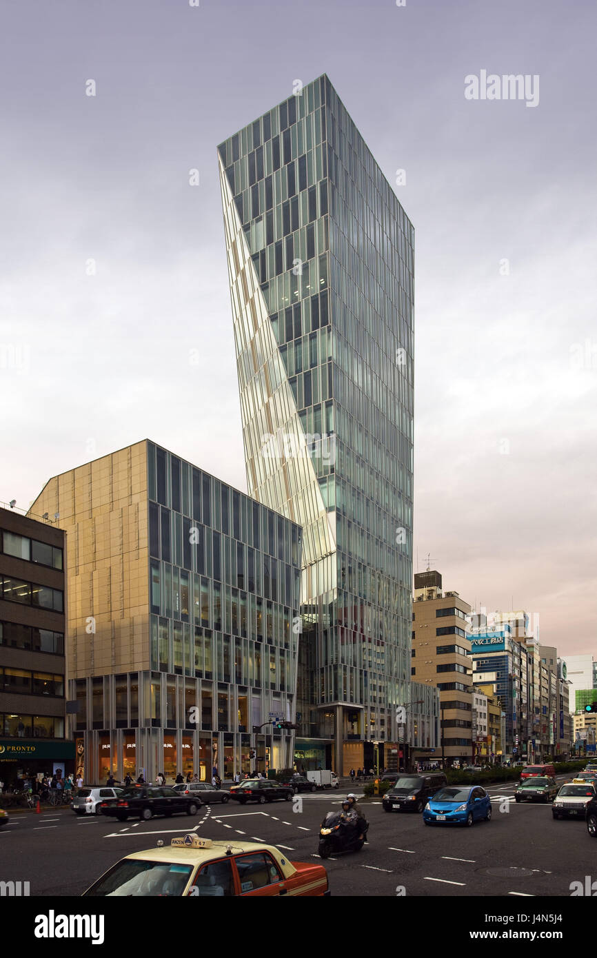 Japan, Tokyo, Aoyama avenue, high rise, street scene Stock Photo - Alamy