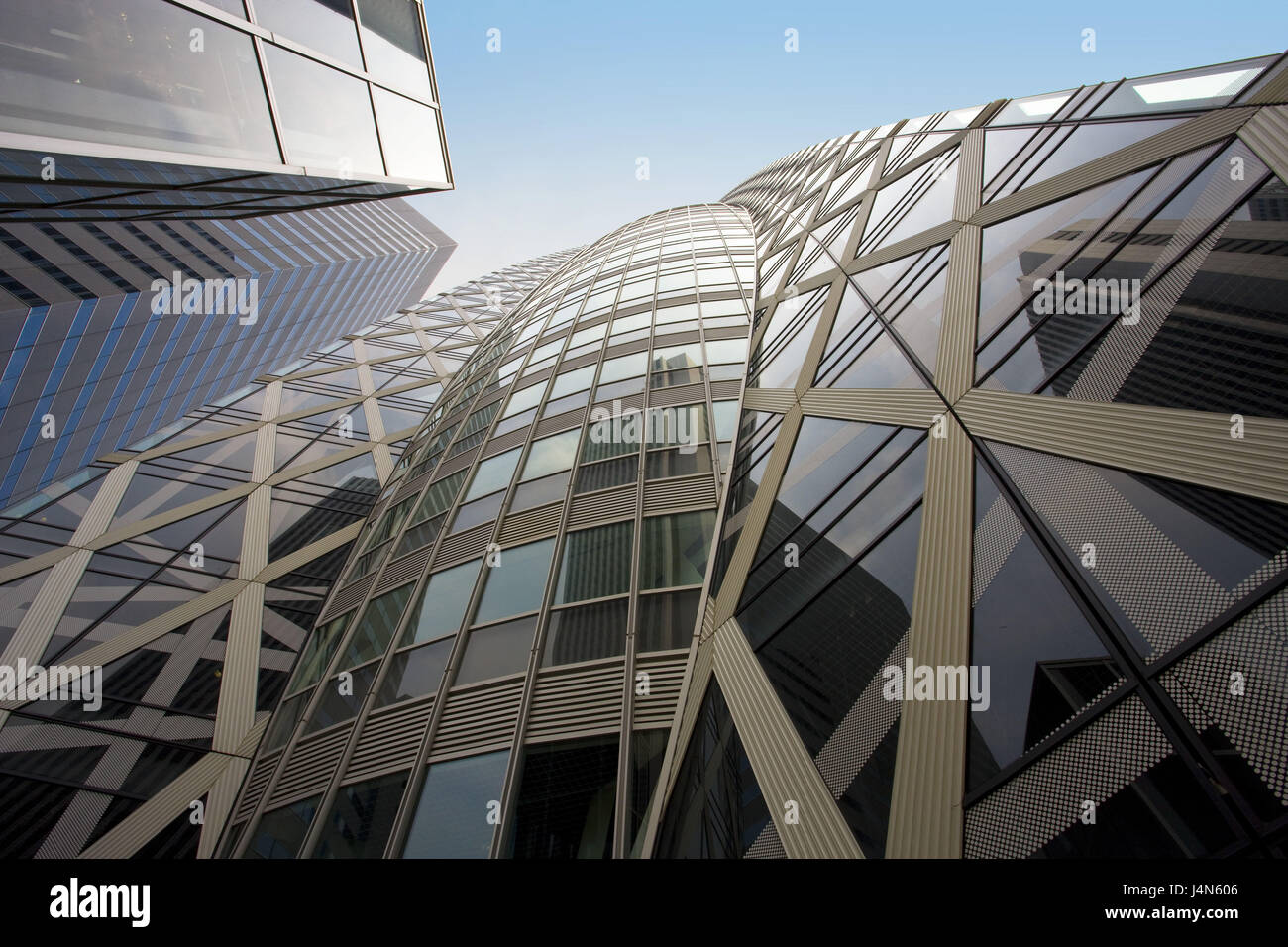Japan, Tokyo, Shinjuku District, Cocoon Building, facade, detail, from ...