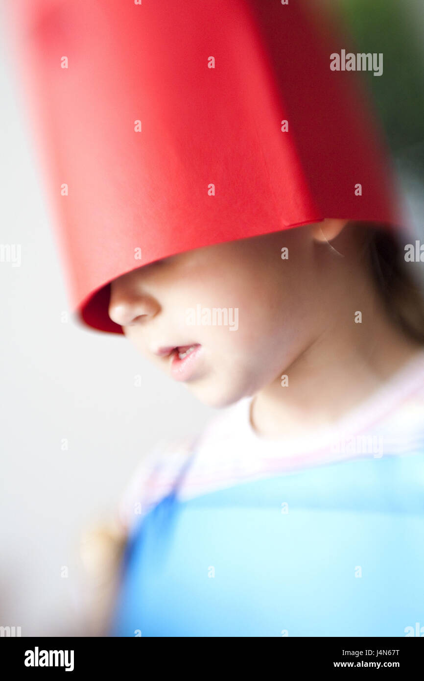 Girls, care, red, curled, blur Stock Photo - Alamy