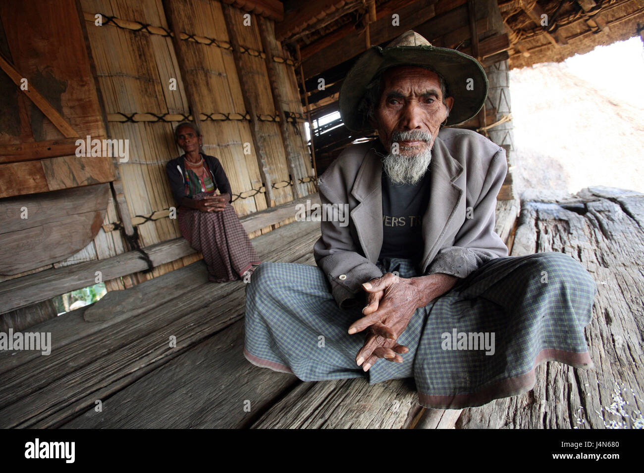 Democratic republic of Timor-Leste, poor bites, senior citizens sit ...