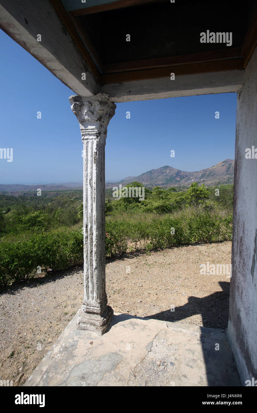 Democratic republic of Timor-Leste, poor bites, semen, church, detail ...