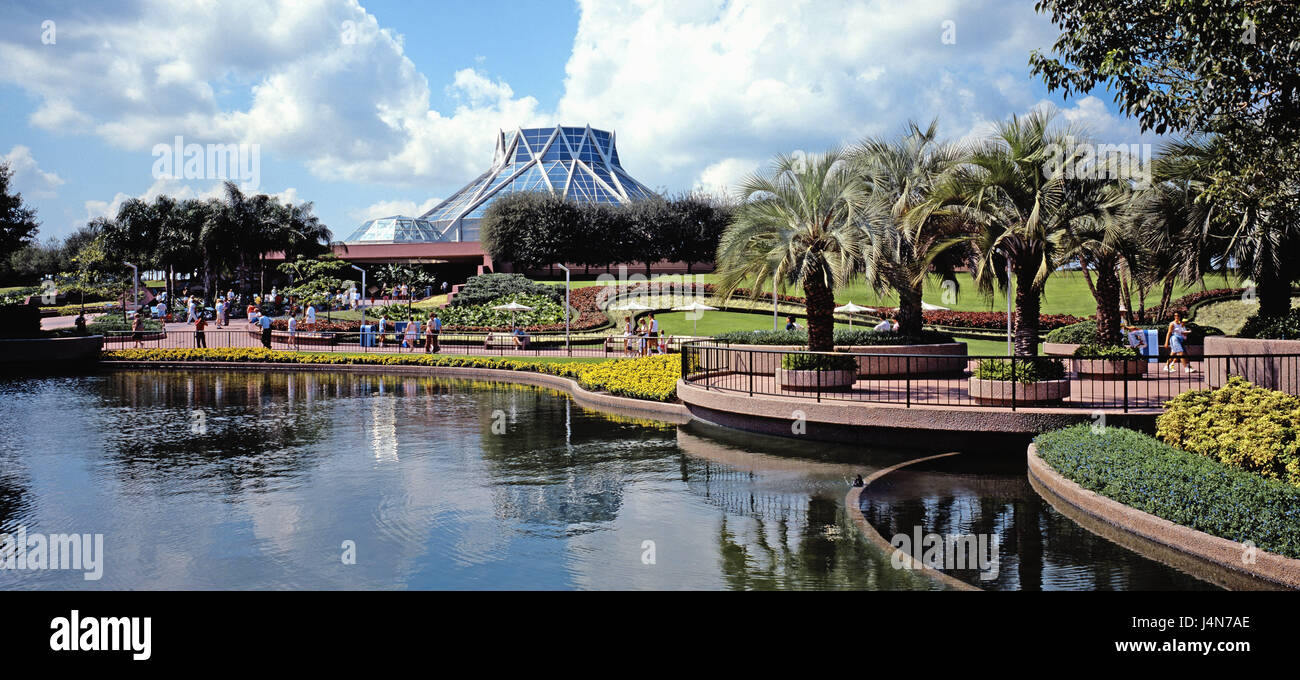 The USA, Florida, Orlando, Epcot centre, Future World, tourist, North ...