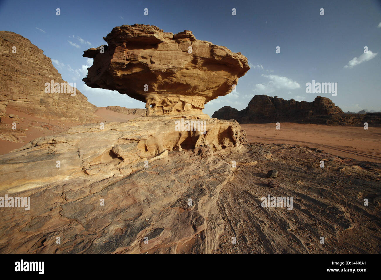 The Middle East, Jordan, wadi rum, bile formation Stock Photo - Alamy