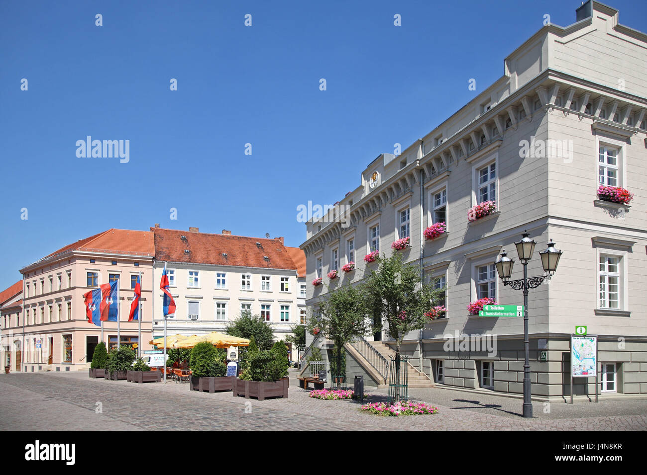 Germany, Saxony-Anhalt, Havel's mountain, city hall Stock Photo - Alamy