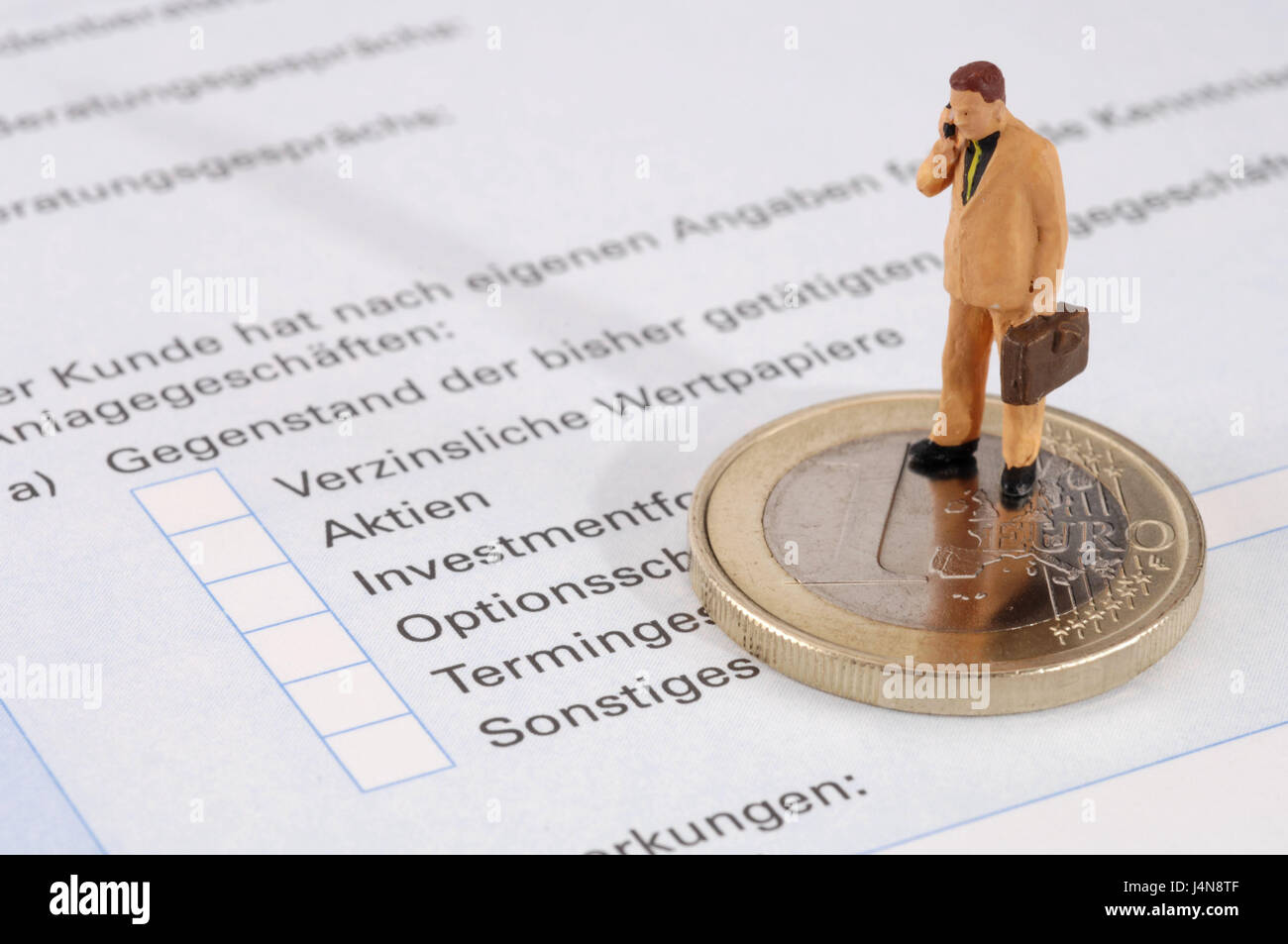 Form, euro coin, character, businessman, model character, monetary ...