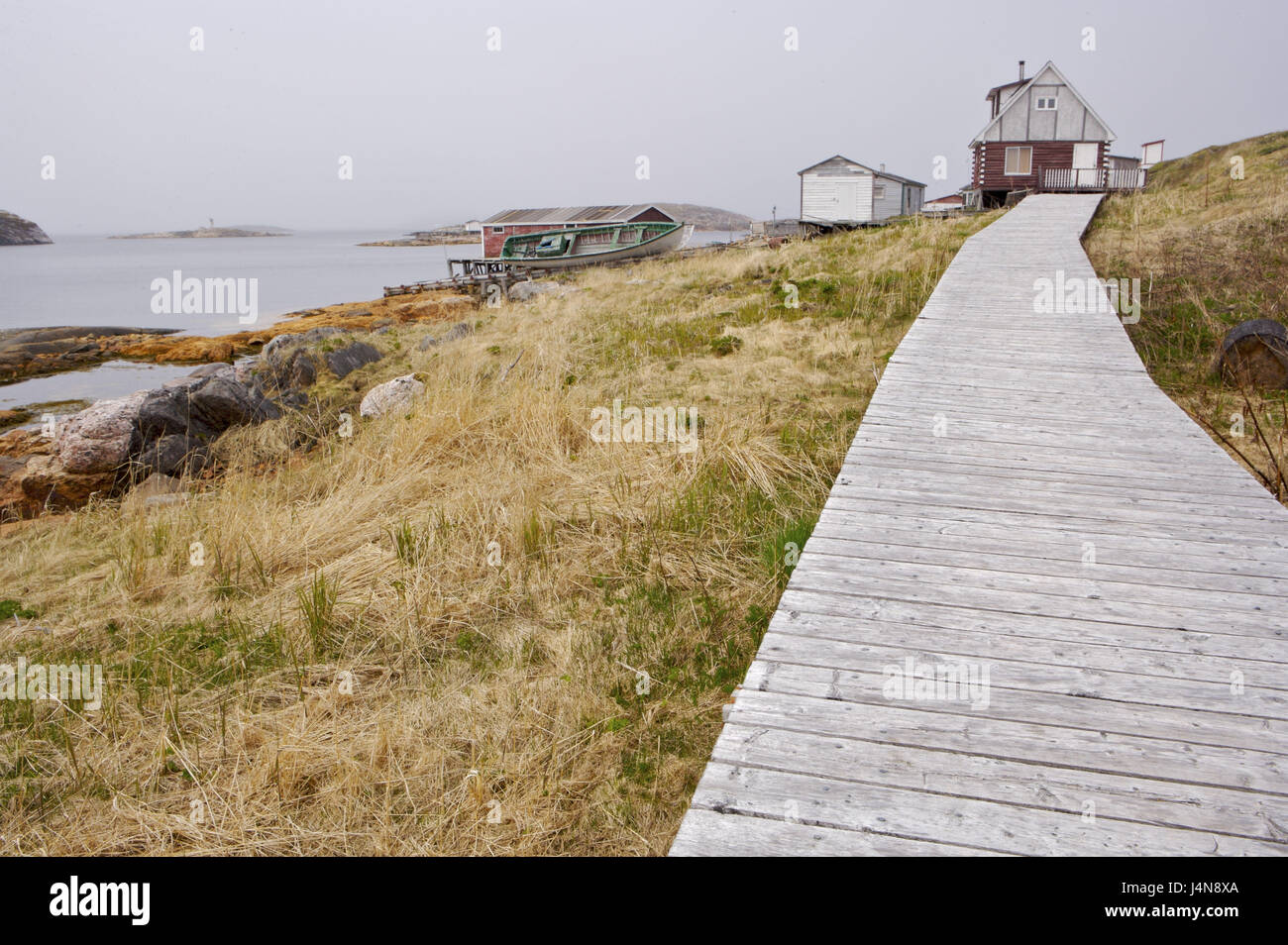 Newfoundland Labrador Coast Battle Harbour High Resolution Stock ...