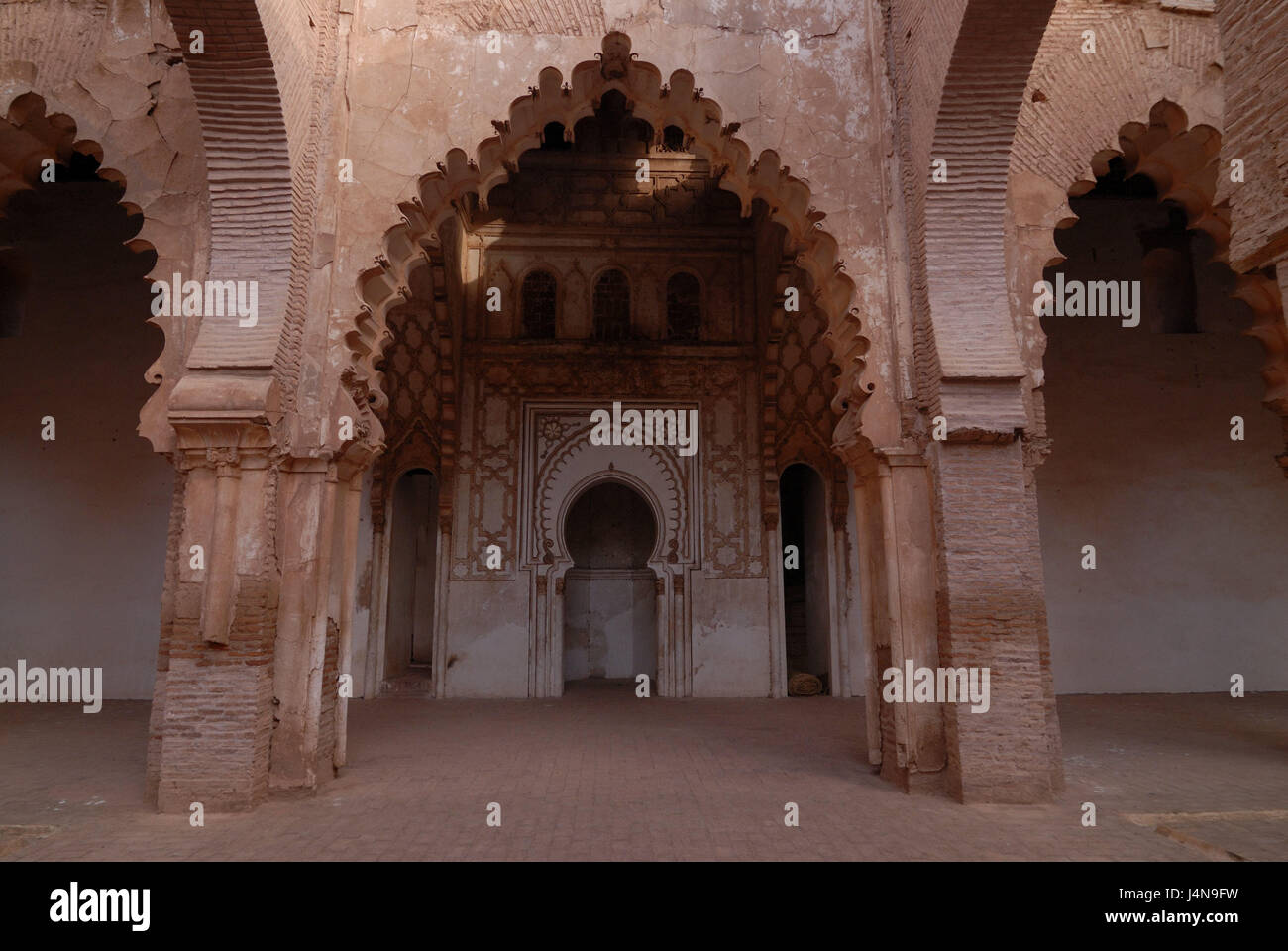 Morocco, the Atlas Mountains, mosque Tinmal, detail, Africa, building ...