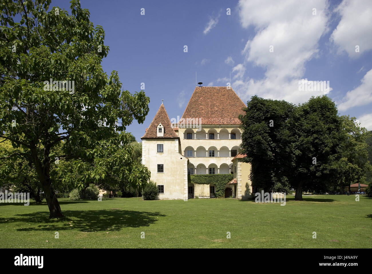Austria, Styria, Bärnbach, lock alto Kainach, outside, lock ...