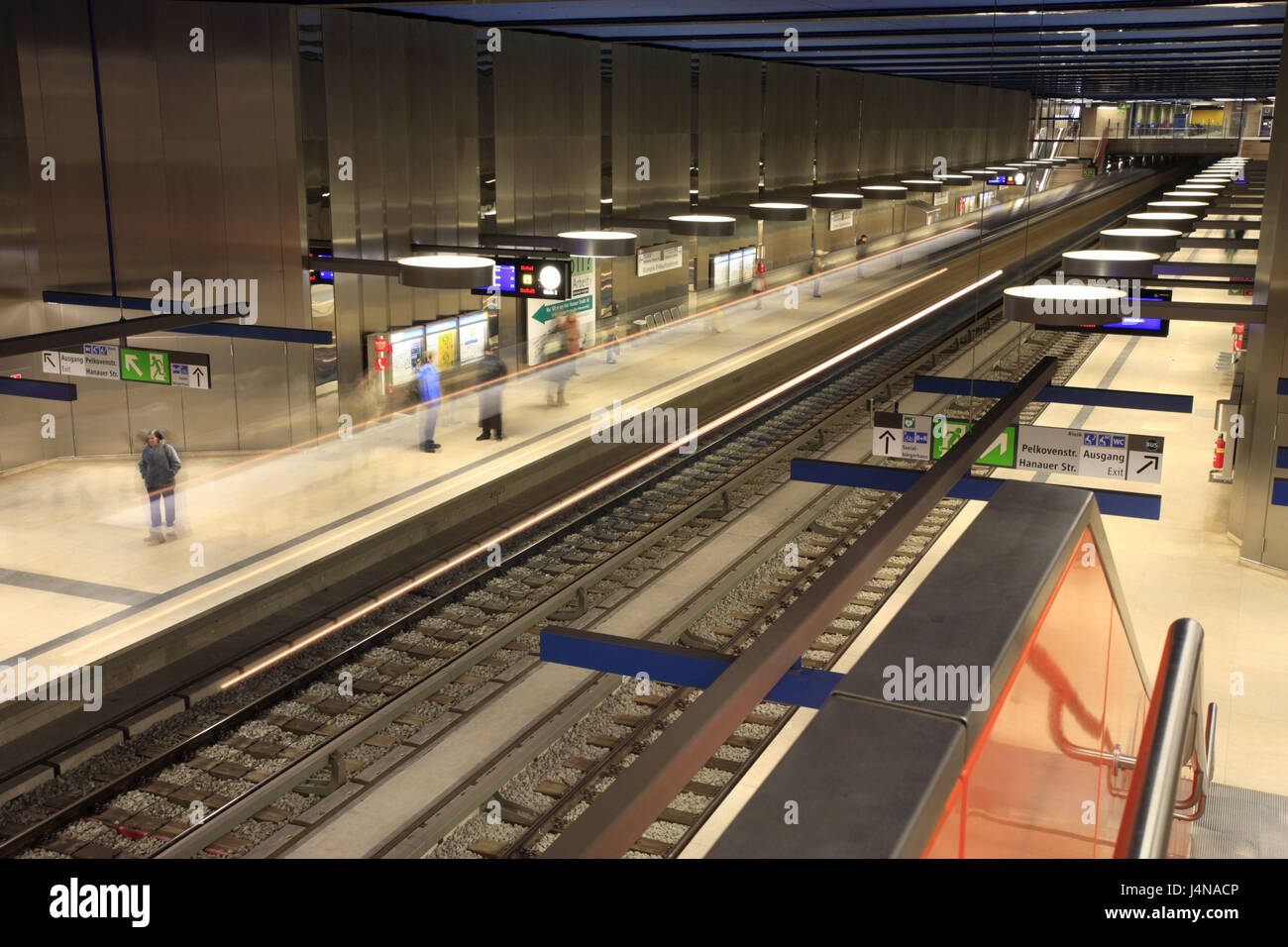 Germany, Bavaria, Munich, underground station Stock Photo - Alamy