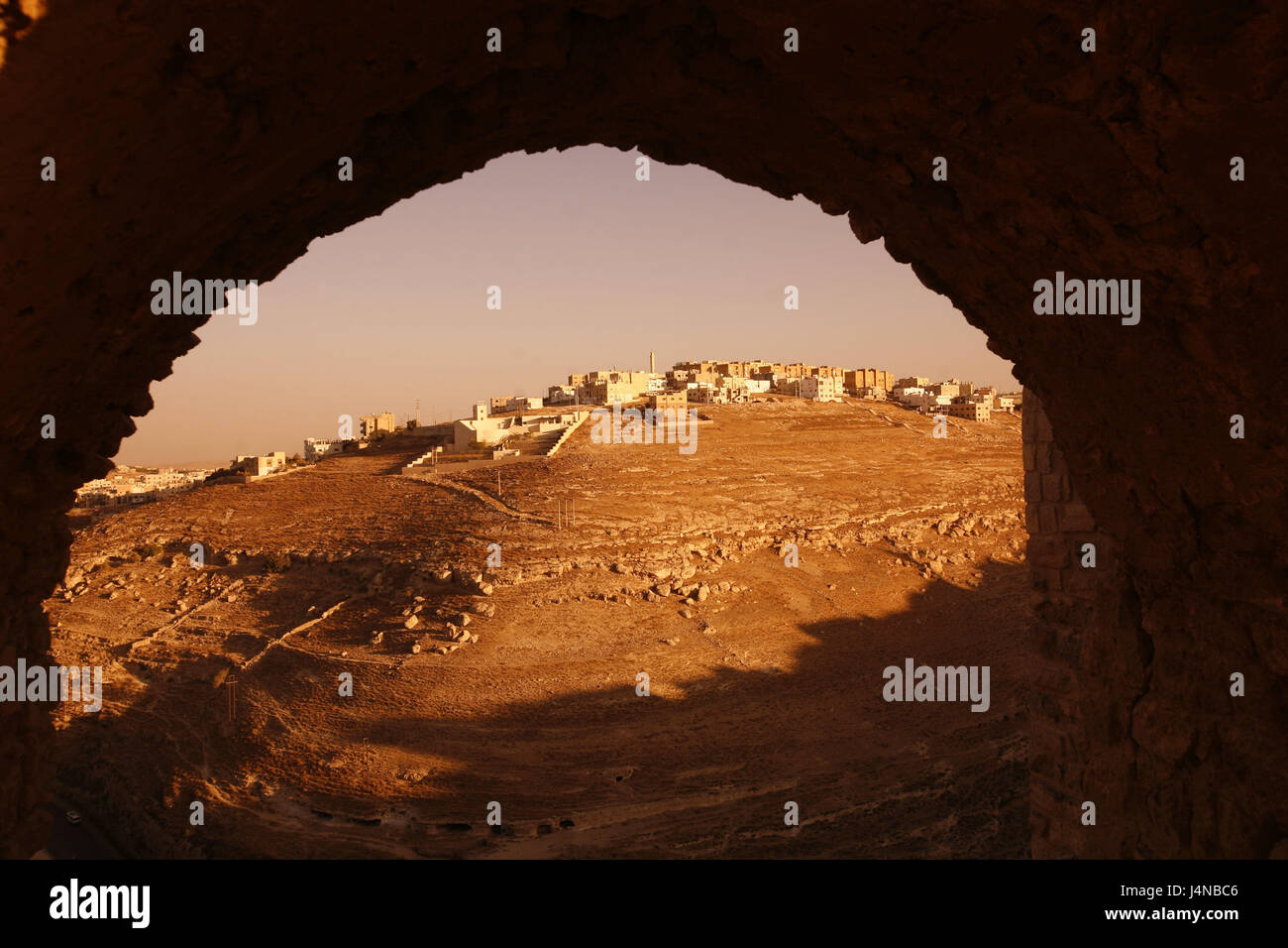 The Middle East, Jordan, Karak, fortification, view, environment ...