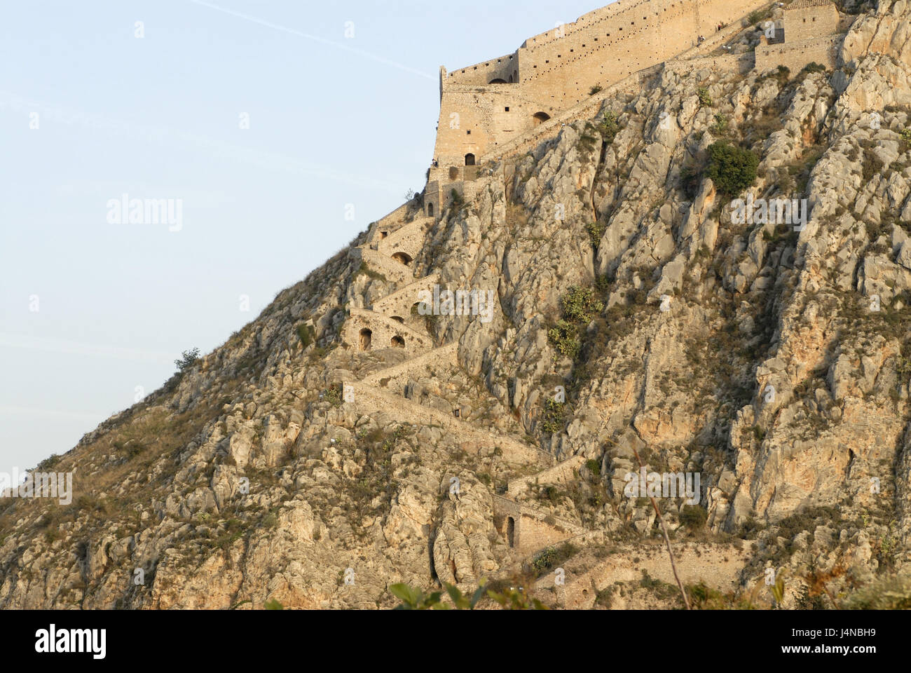 Greece, the Peloponnesus, Palamidi fortress Stock Photo - Alamy