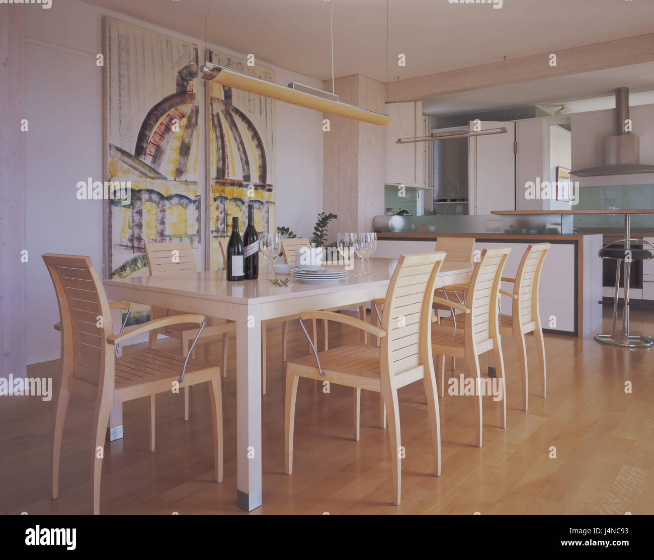 Dining rooms, table, chairs, generously, dining area, ambience ...