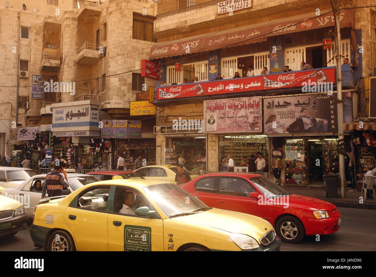 The Middle East, Jordan, Amman, street scene Stock Photo - Alamy