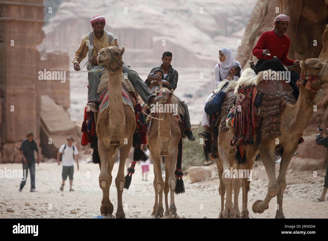 The Middle East, Jordan, Petra, camel tour Stock Photo - Alamy The Middle East, Jordan, Petra, camel tour Stock Photo - Alamy