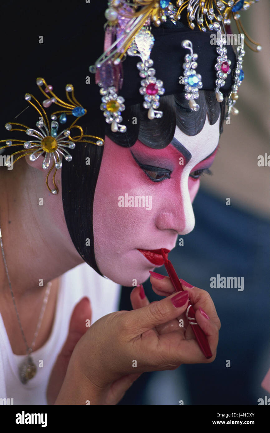 China, Hong Kong, Chinese opera, actress, make up, dresses up, page ...