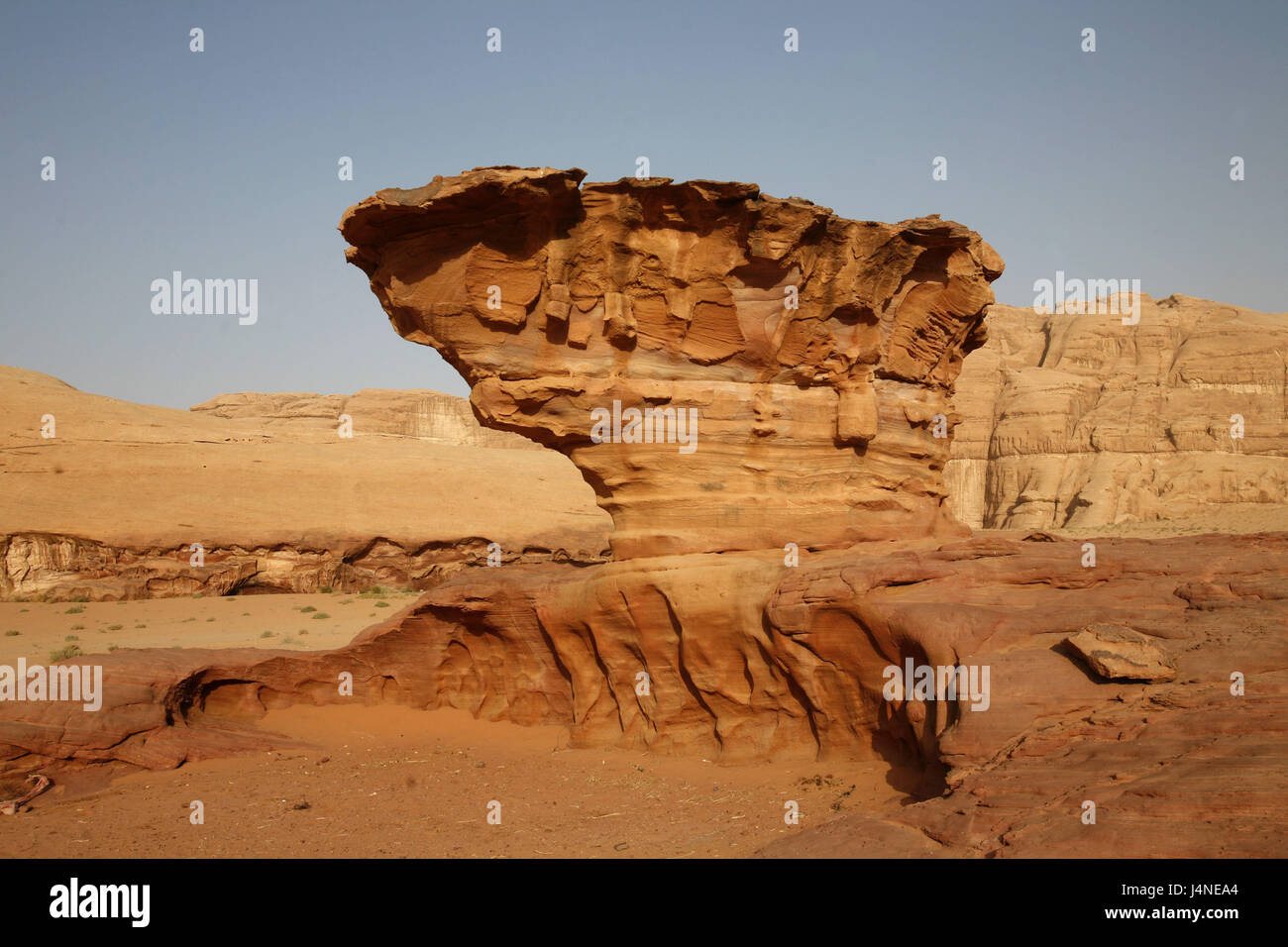 The Middle East, Jordan, wadi rum, bile formation Stock Photo - Alamy