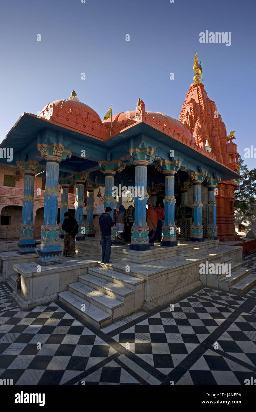 India, Rajasthan, Pushkar, Brahma temple, believers Stock Photo - Alamy