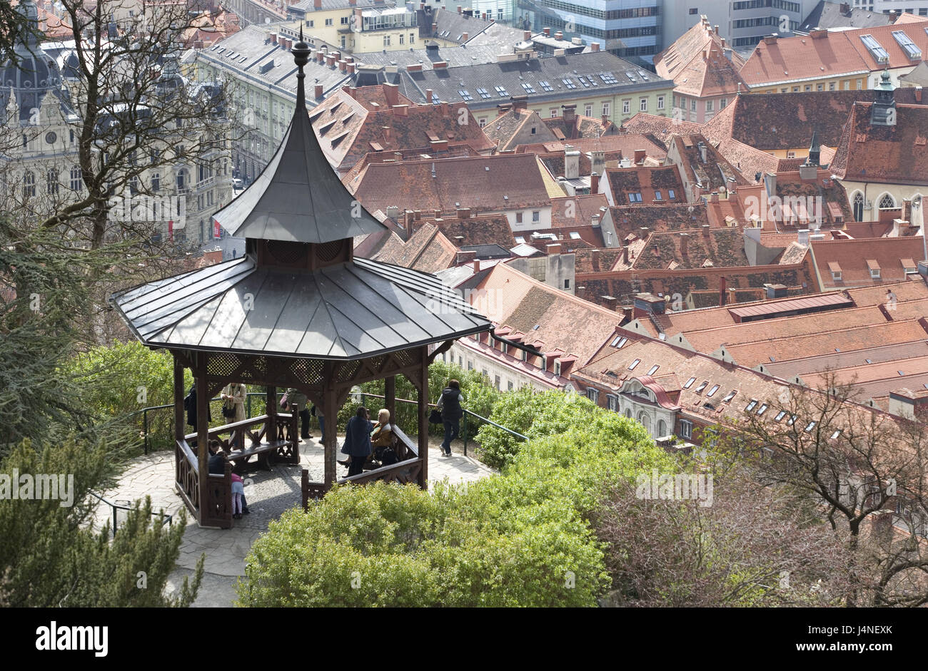 Austria, Styria, Graz, lock mountain, tourist Stock Photo - Alamy