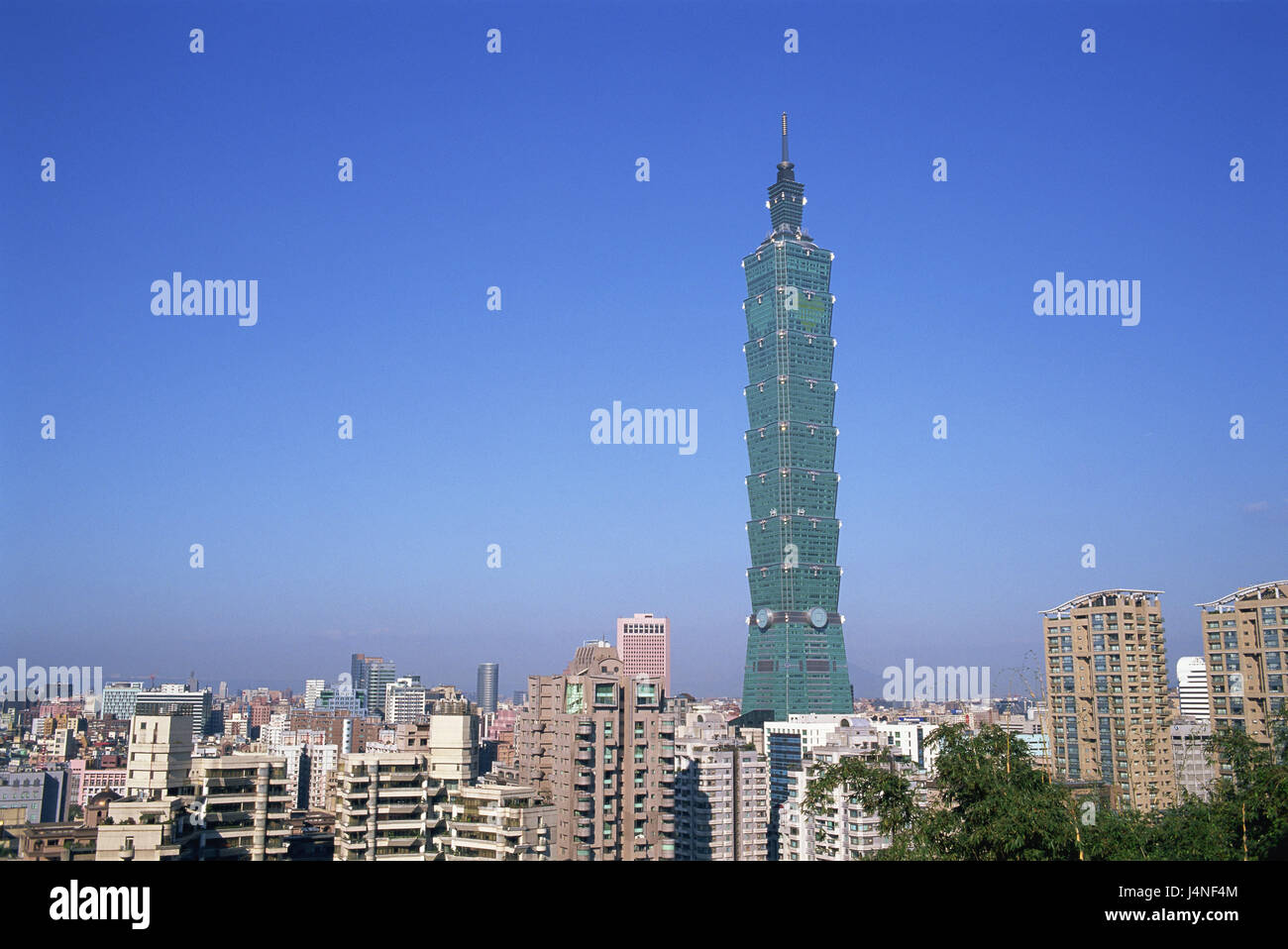 Taiwan, Taipei, town view, skyline, high rise, Taipei 101, Asia ...
