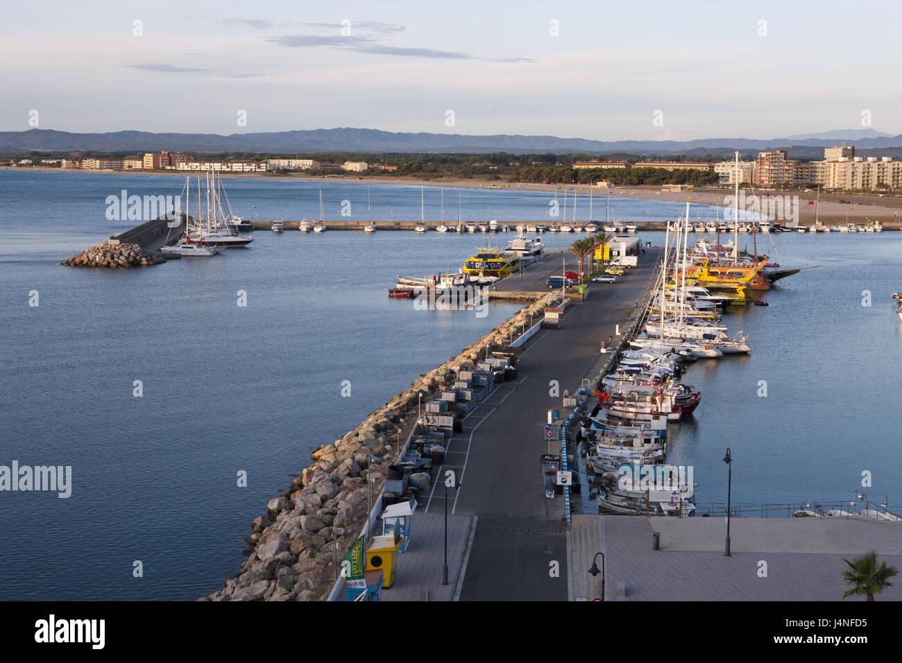 Catalonia port marina bridge hi-res stock photography and images - Alamy