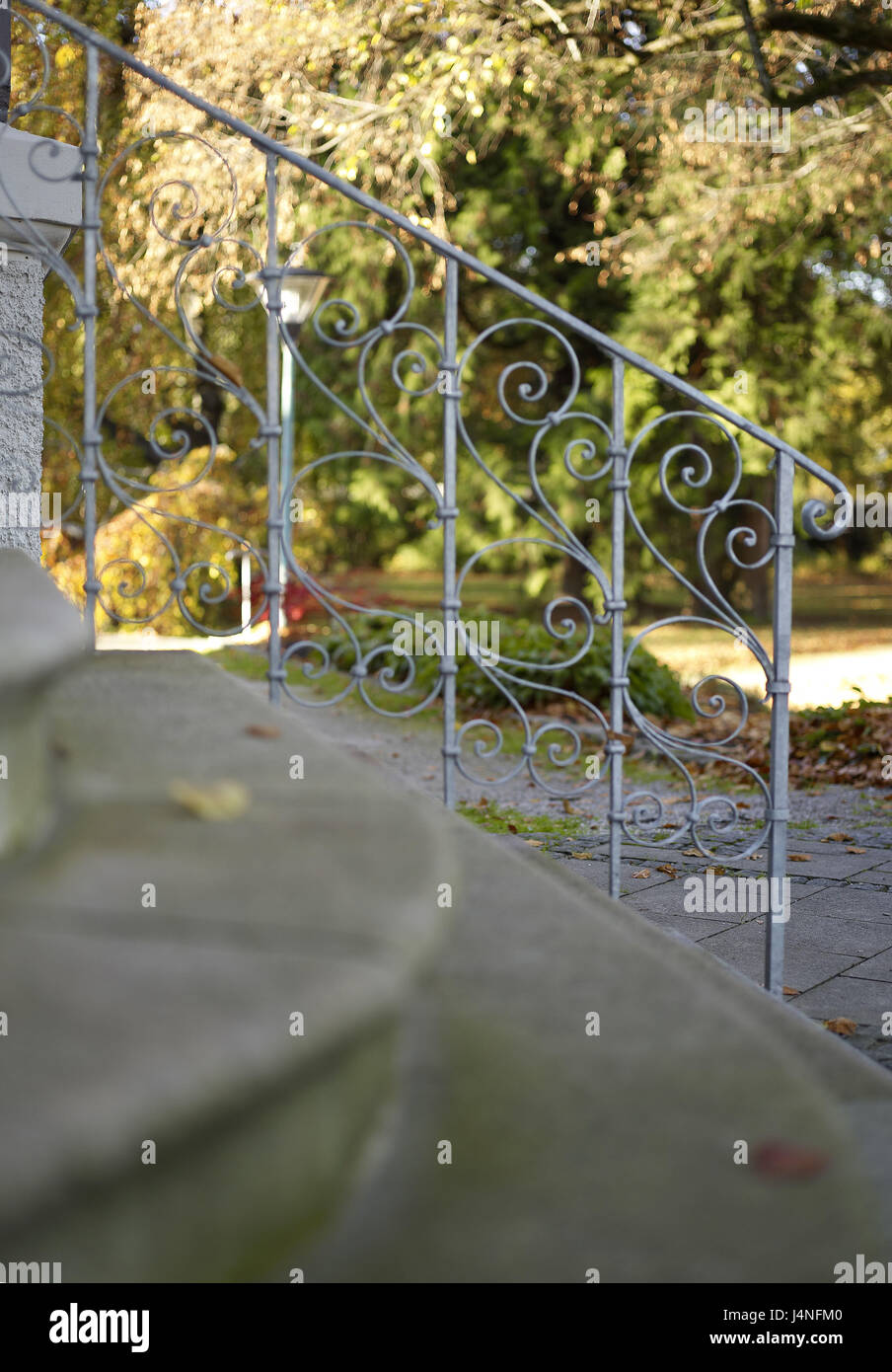 Wrought iron banister hi-res stock photography and images - Alamy