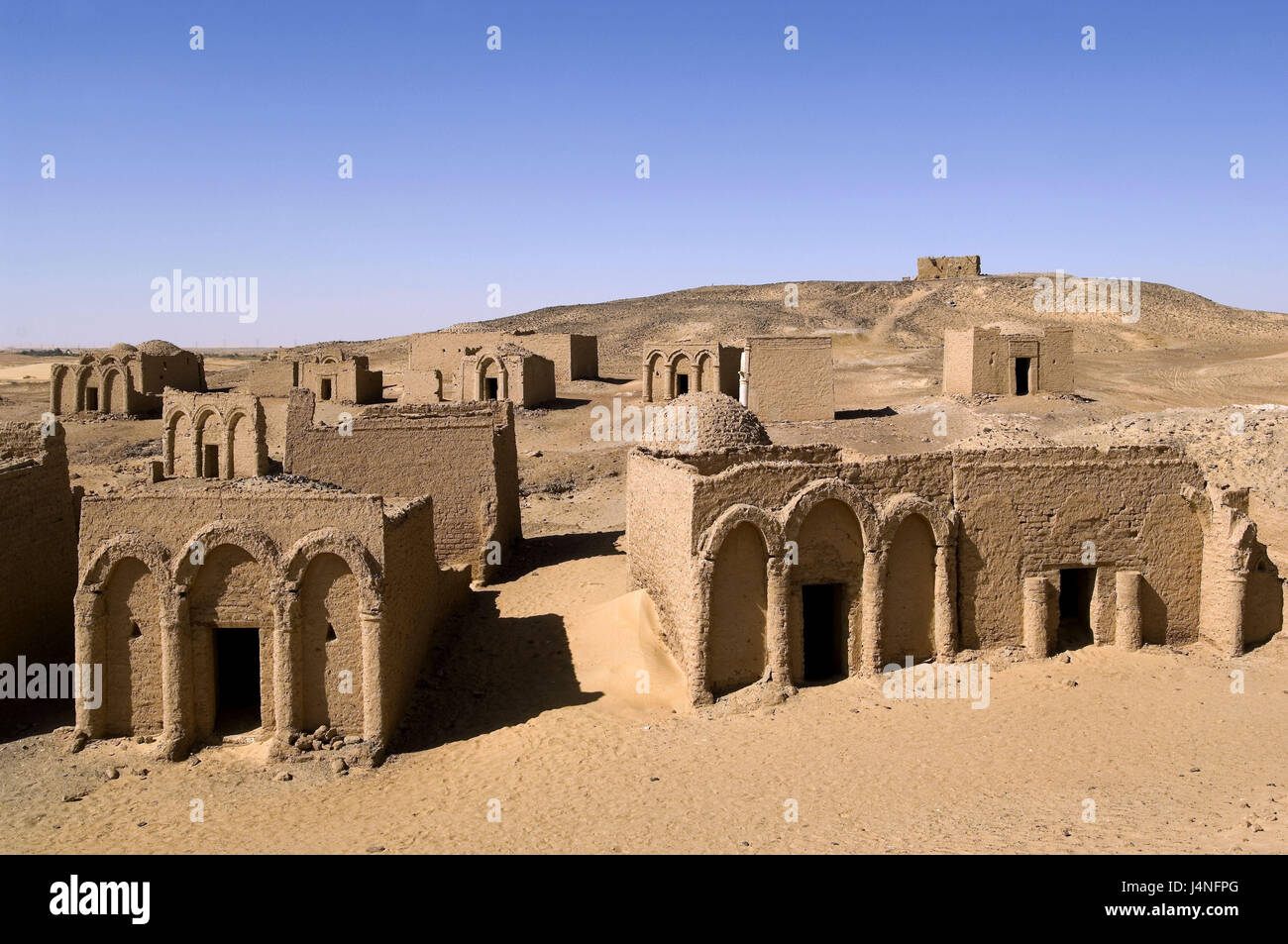 Egypt, Kharga oasis, Bagawat, necropolis Stock Photo - Alamy
