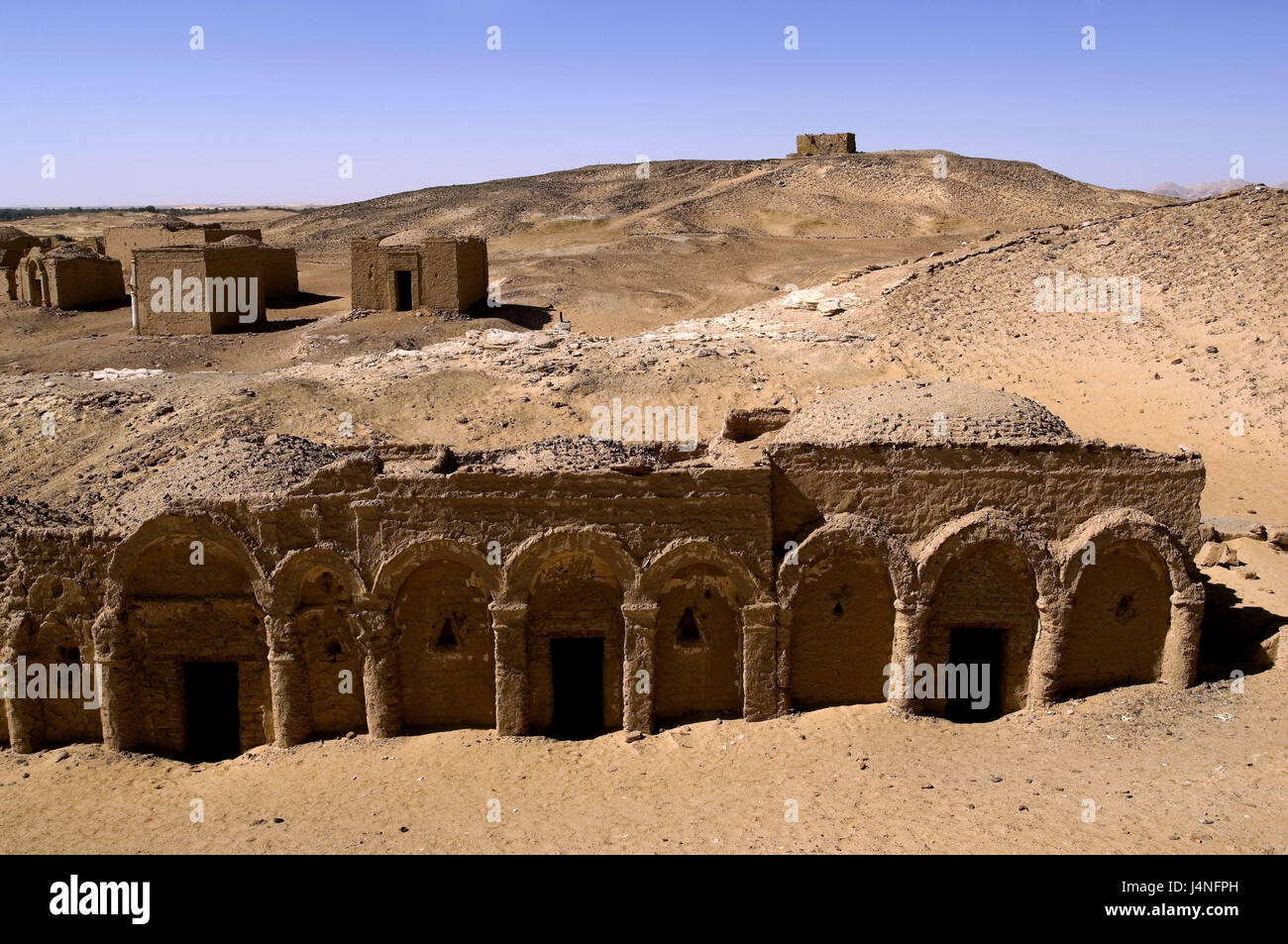 Egypt, Kharga oasis, Bagawat, necropolis Stock Photo - Alamy