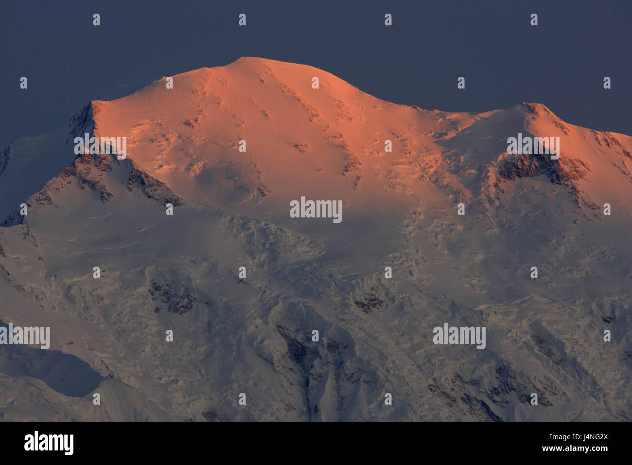 The USA, Alaska, Zentralalaska, Denali national park, Mount McKinley ...