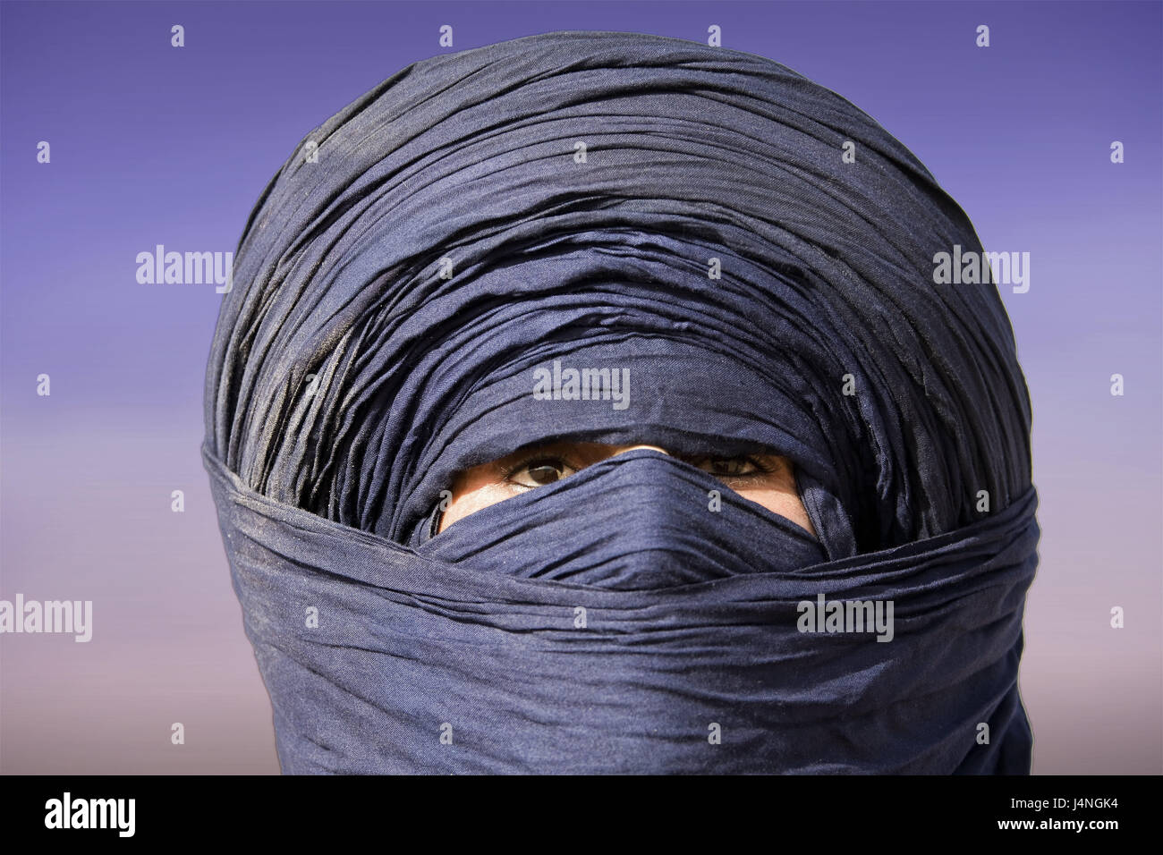Tunisia, Douz, Sahara festival, Tuareg, portrait, North Africa, Sahara ...