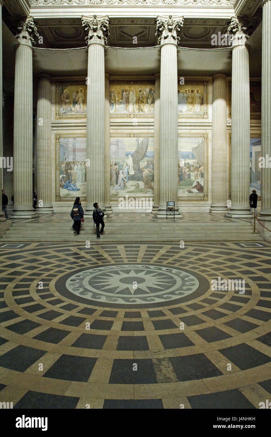 Pantheon paris inside hi-res stock photography and images - Alamy