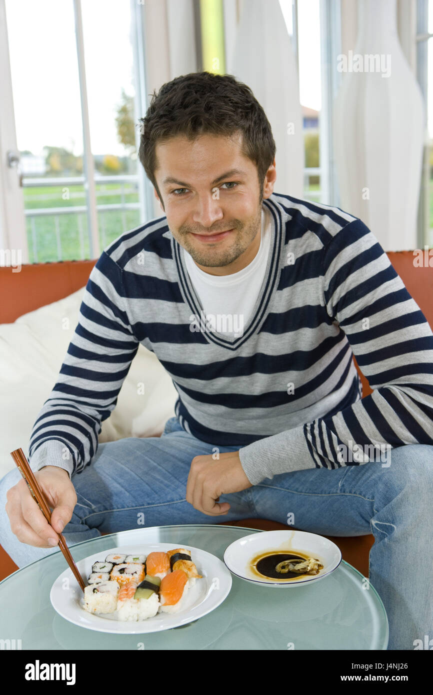 Eat model released man hi-res stock photography and images - Alamy