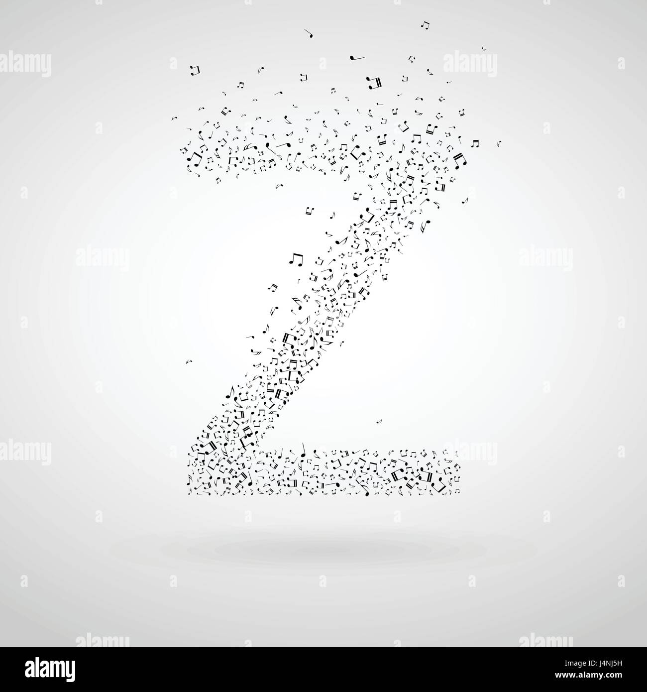 Letter z font made Stock Vector Images - Alamy