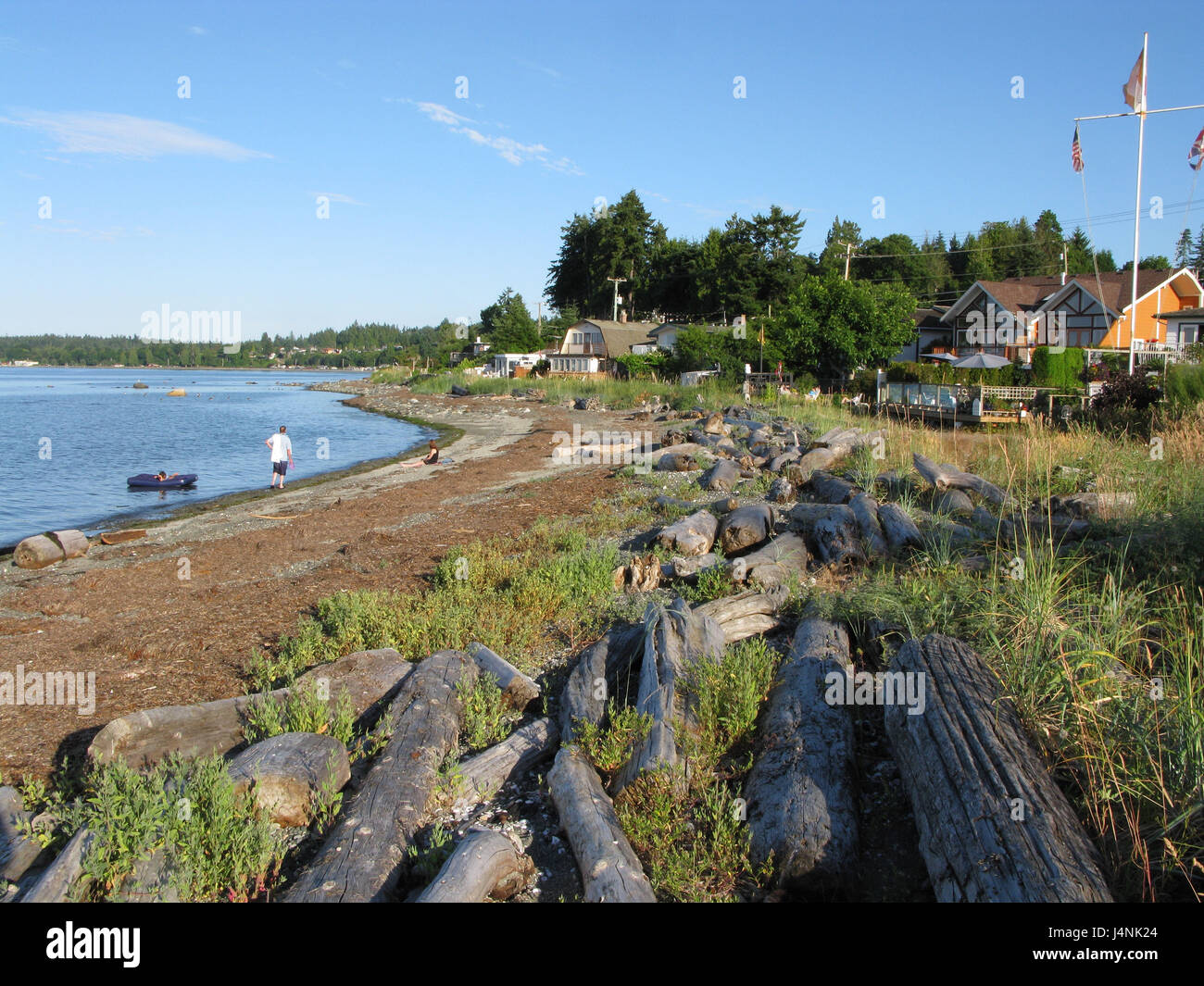 Canada, British Columbia, Vancouver Iceland, Qualicum Beach Stock Photo ...