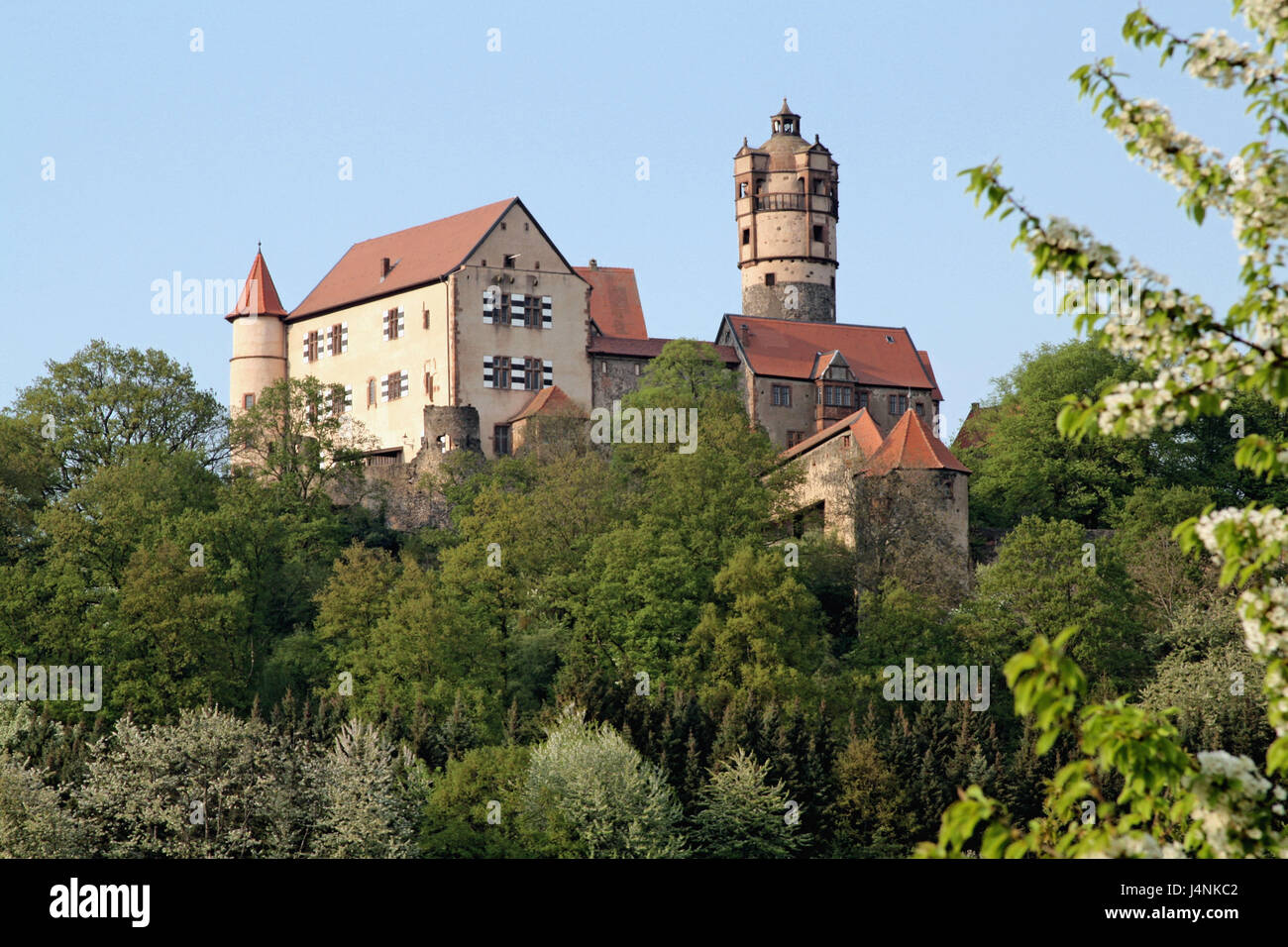 Germany, Hessen, castle Ronne, outside, castle, Middle Ages, knight's ...