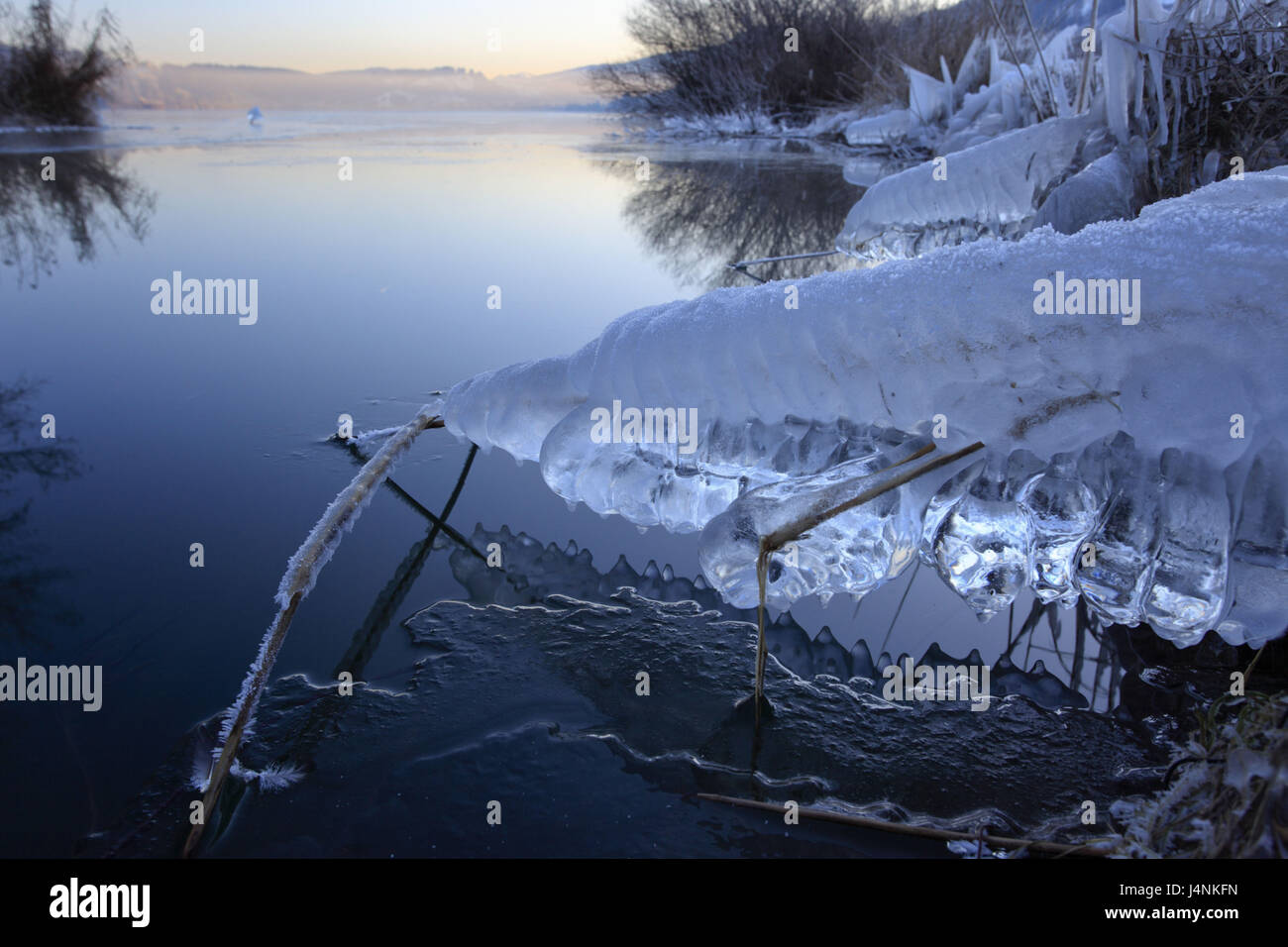 Germany, Bavaria, Allgäu, big Alpsee, winter Stock Photo - Alamy