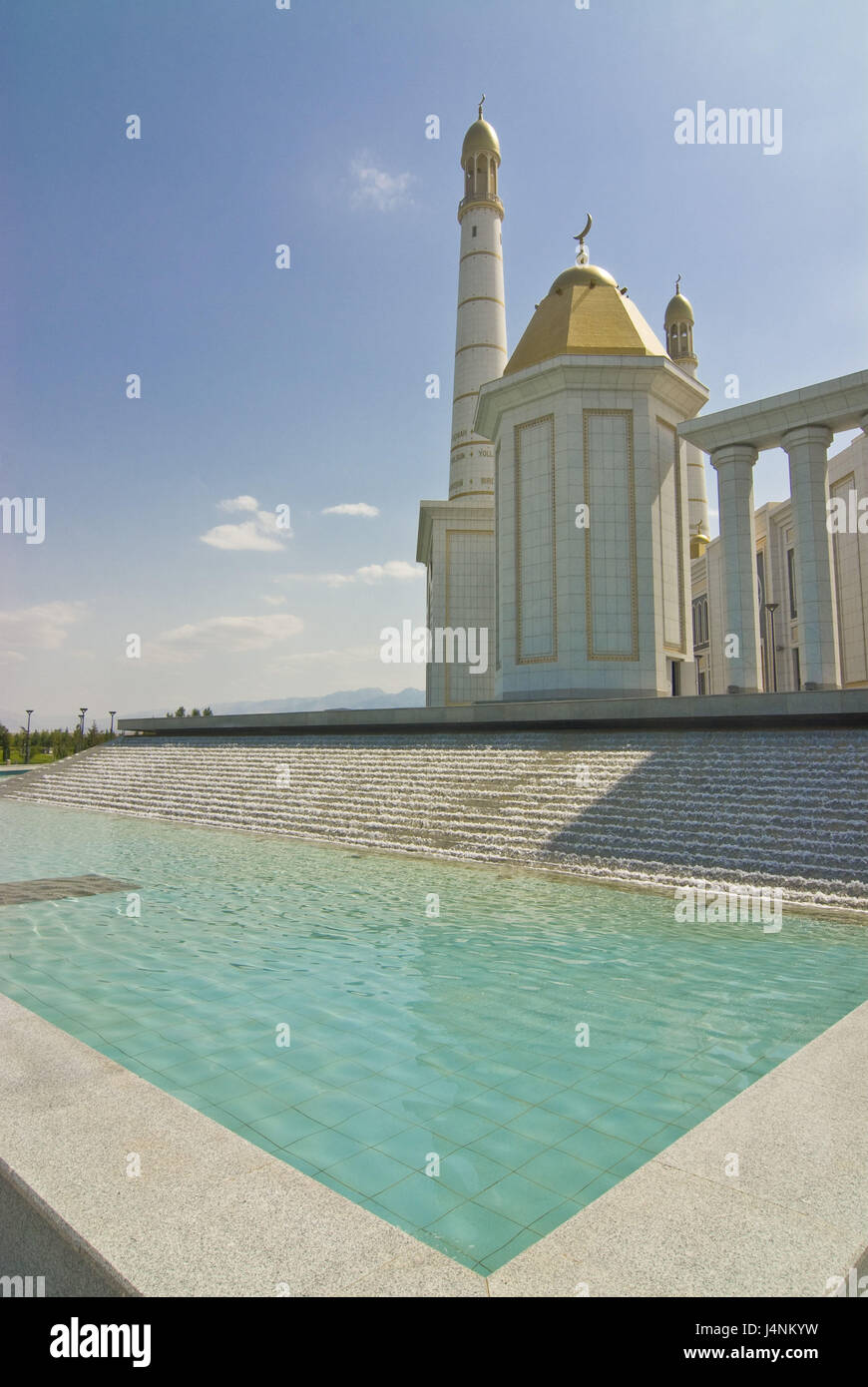 Turkmenbashi Ruhi mosque, Turkmenistan Stock Photo - Alamy
