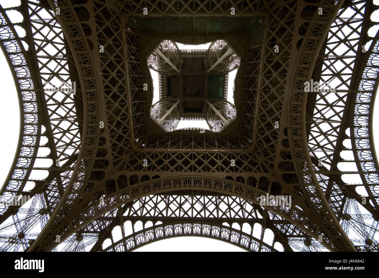 France, Paris, Eiffel Tower, from below Stock Photo - Alamy
