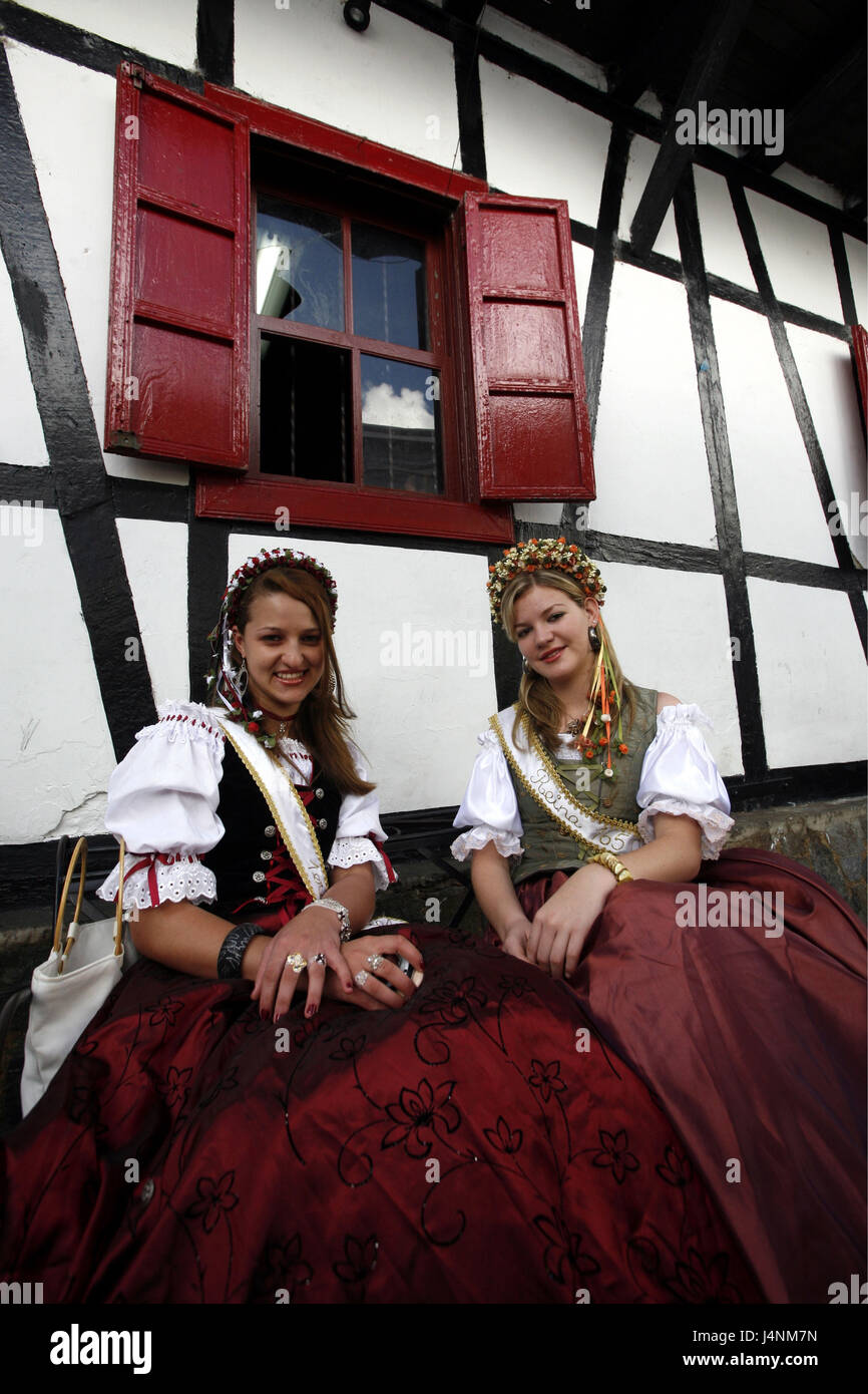 Venezuela, Colonia Tovar, German colony, girl, national costume ...