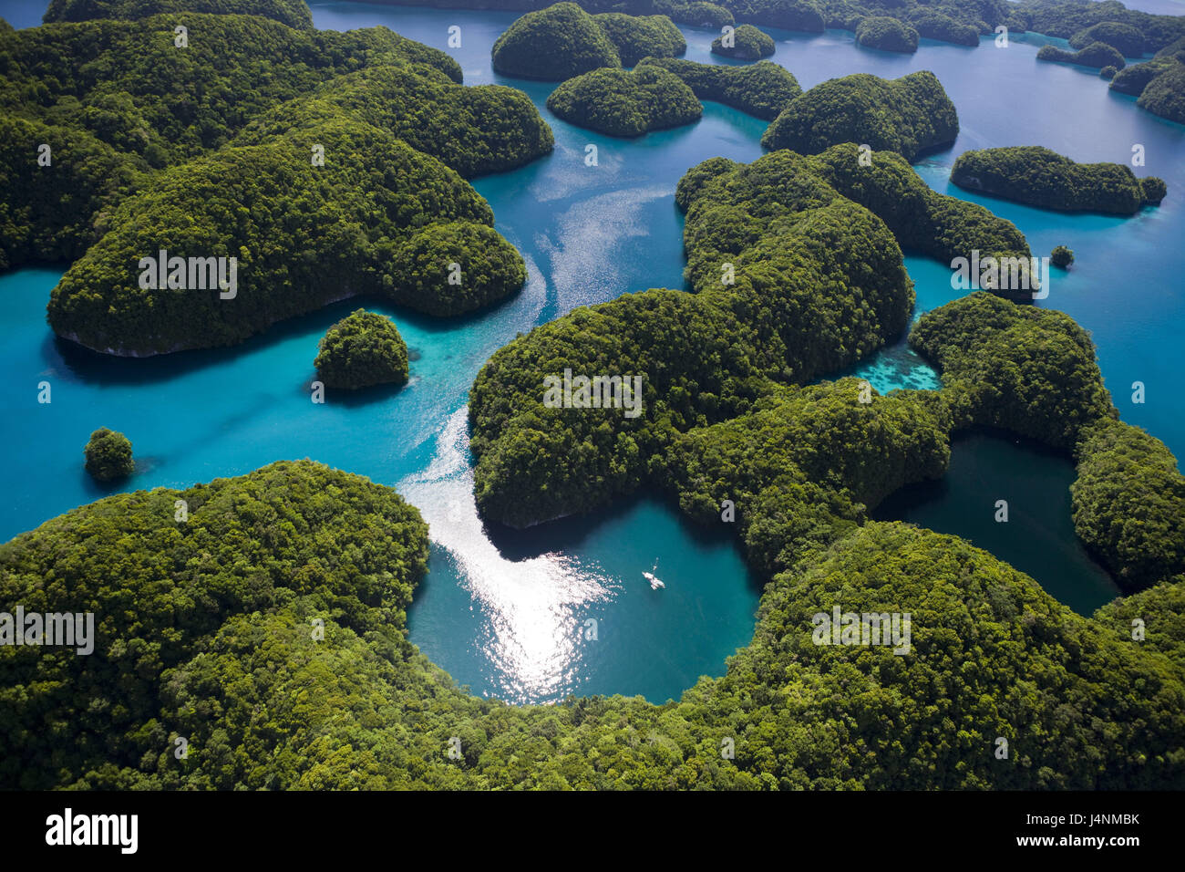 Palau, island world, aerial shots Stock Photo - Alamy
