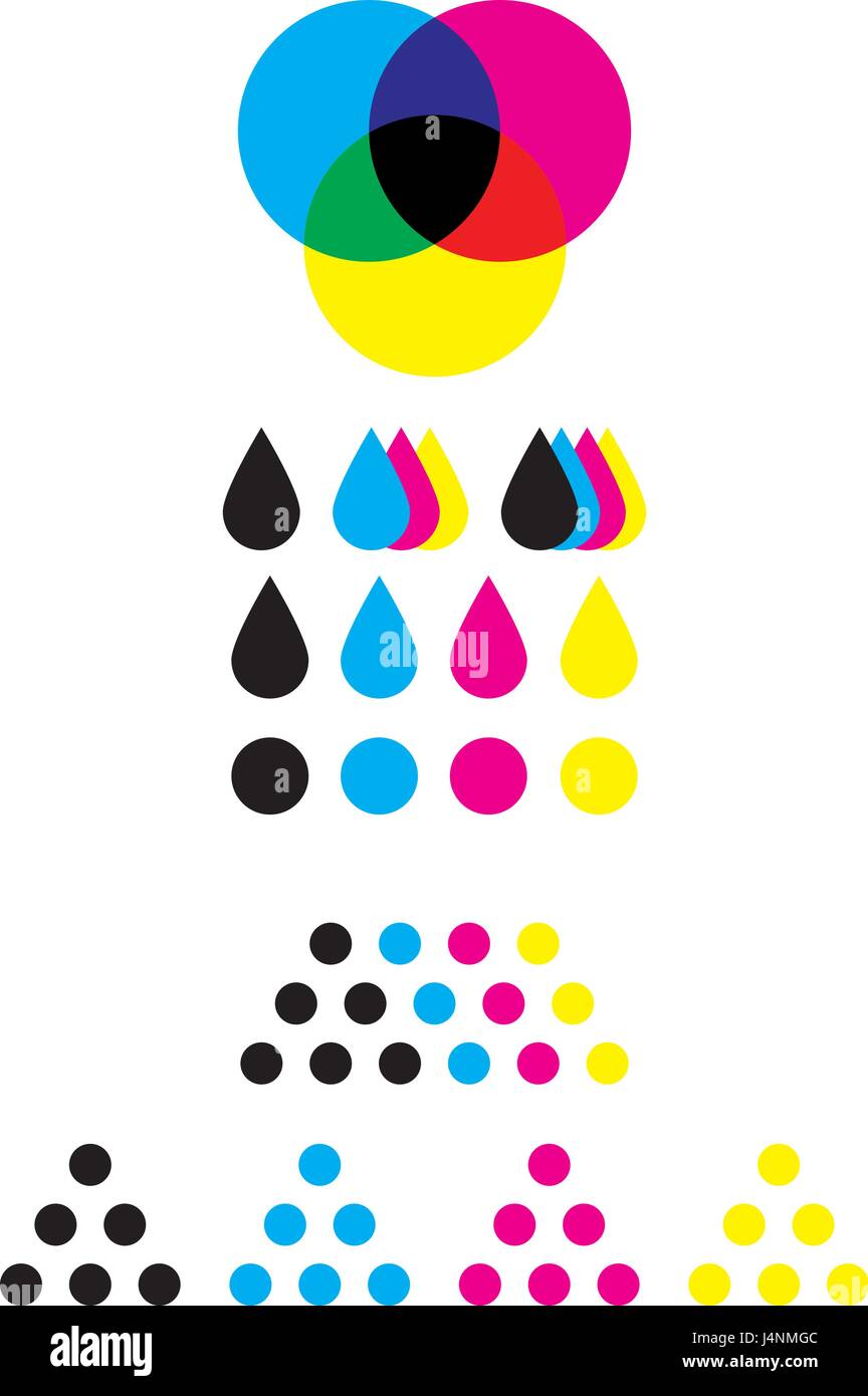 Cmyk marks hi-res stock photography and images - Alamy