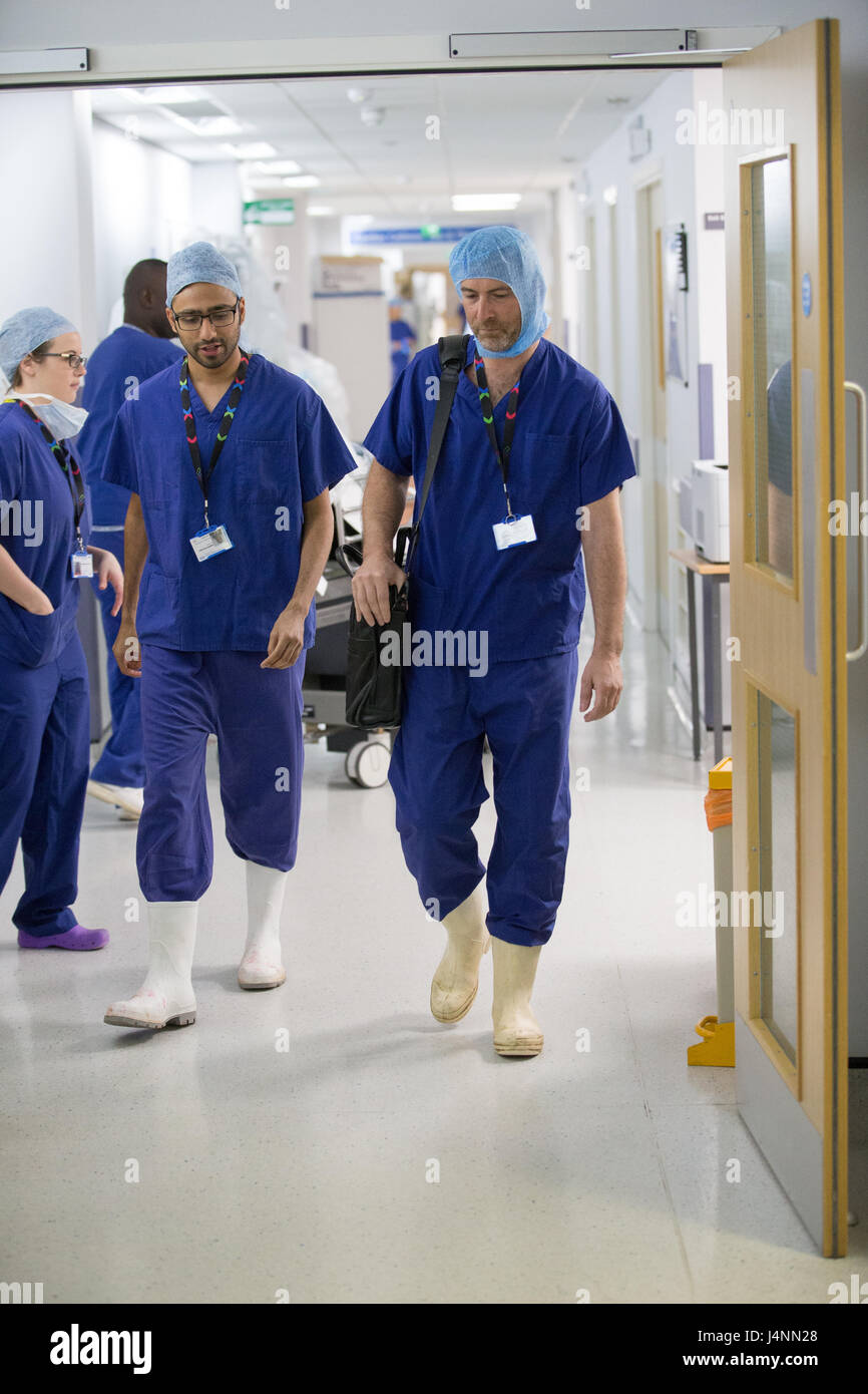 NHS staff working hard to keep the system functioning at its best Stock ...