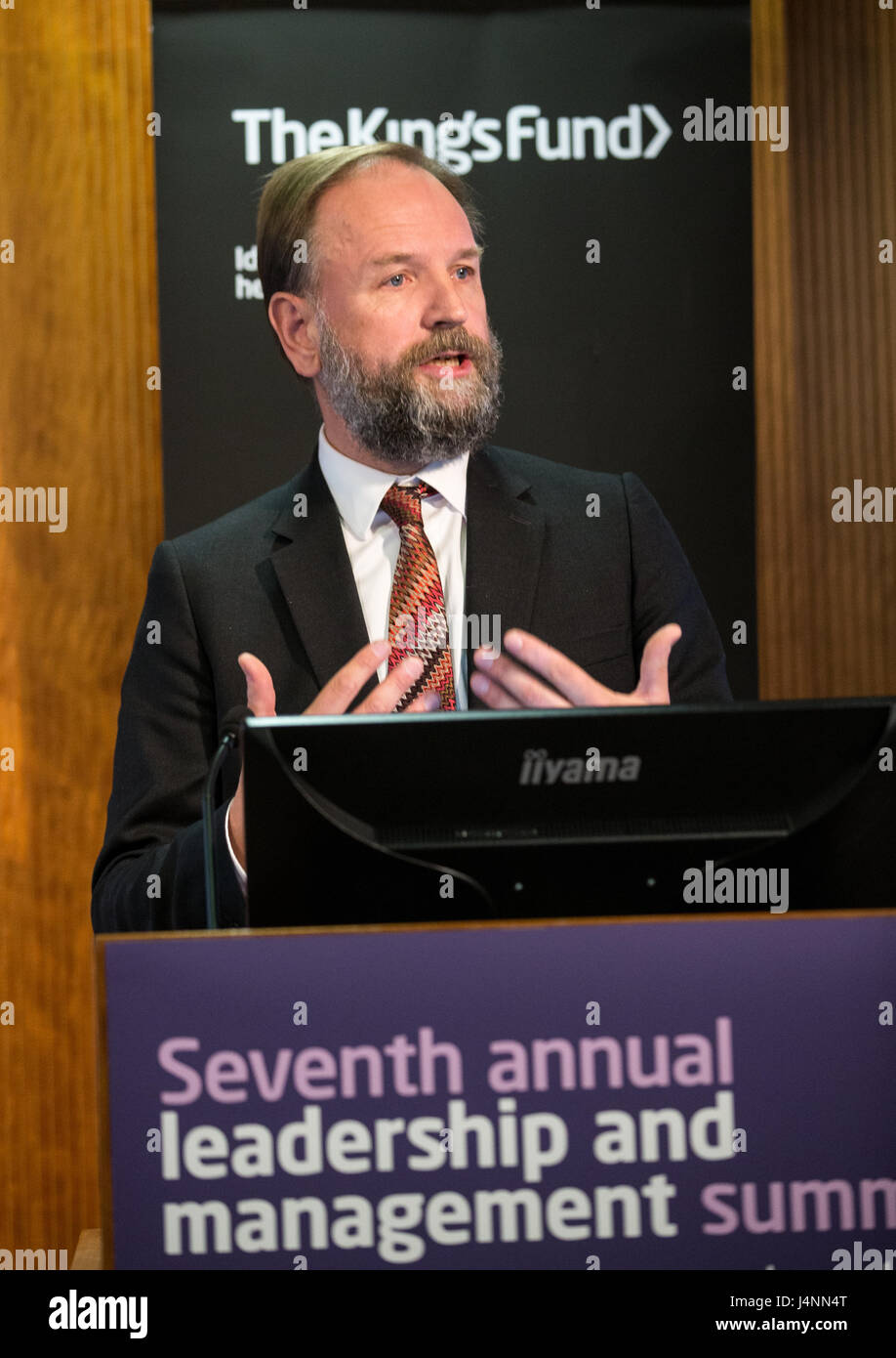Simon Stephens, Chief executive of the NHS, gives his keynote speech at ...