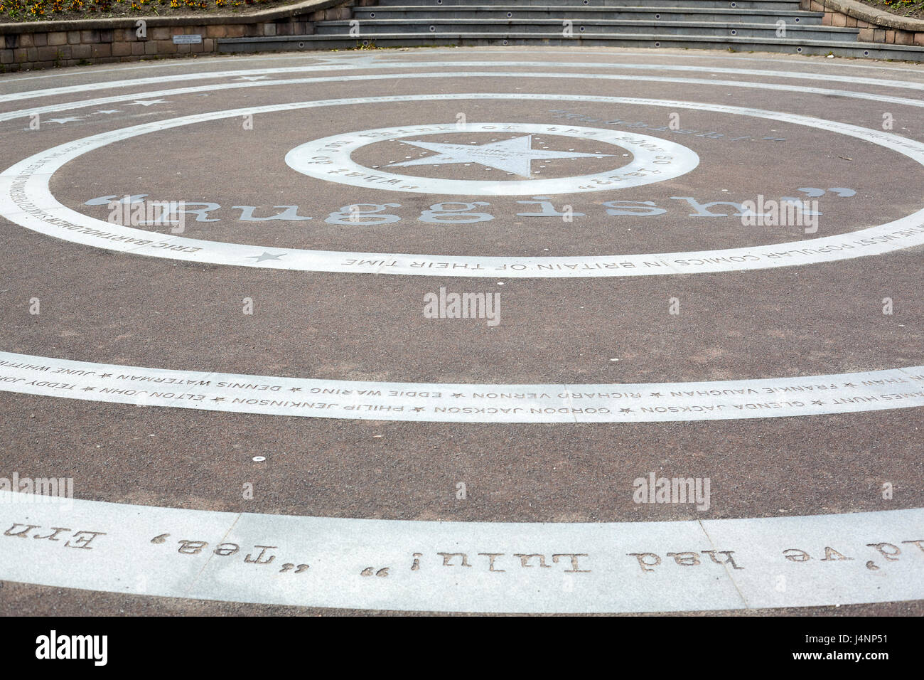 Eric Morecambe memorial Stock Photo - Alamy