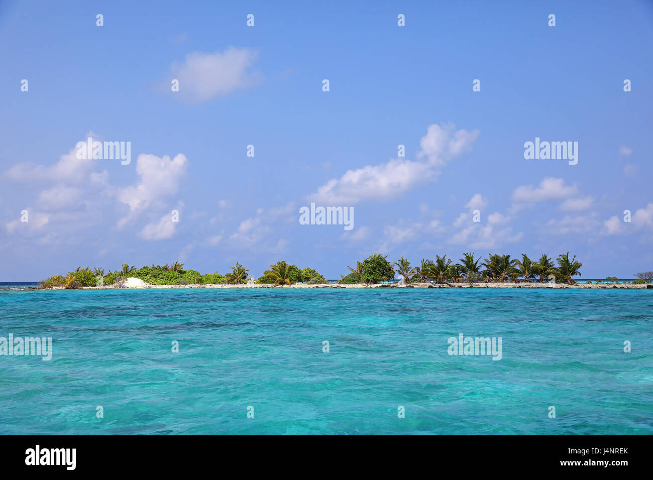 Maldives small island reef hi-res stock photography and images - Alamy