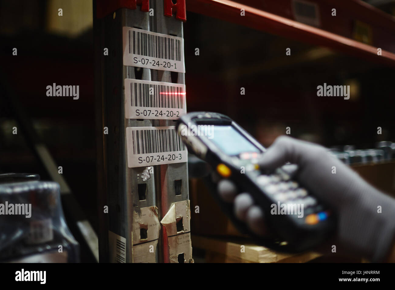 Barcode scanner and factory hi-res stock photography and images - Alamy