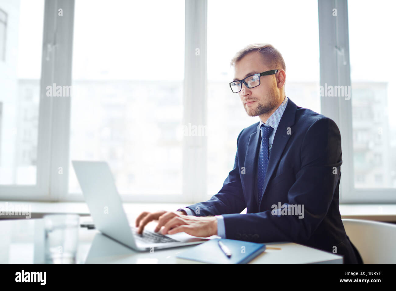 Busy salesman hi-res stock photography and images - Alamy