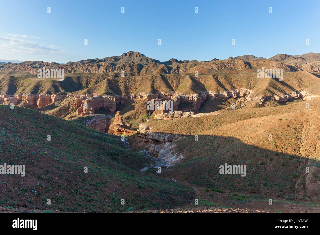 In Charyn Canyon large stones and rocks of various shapes, visit to ...