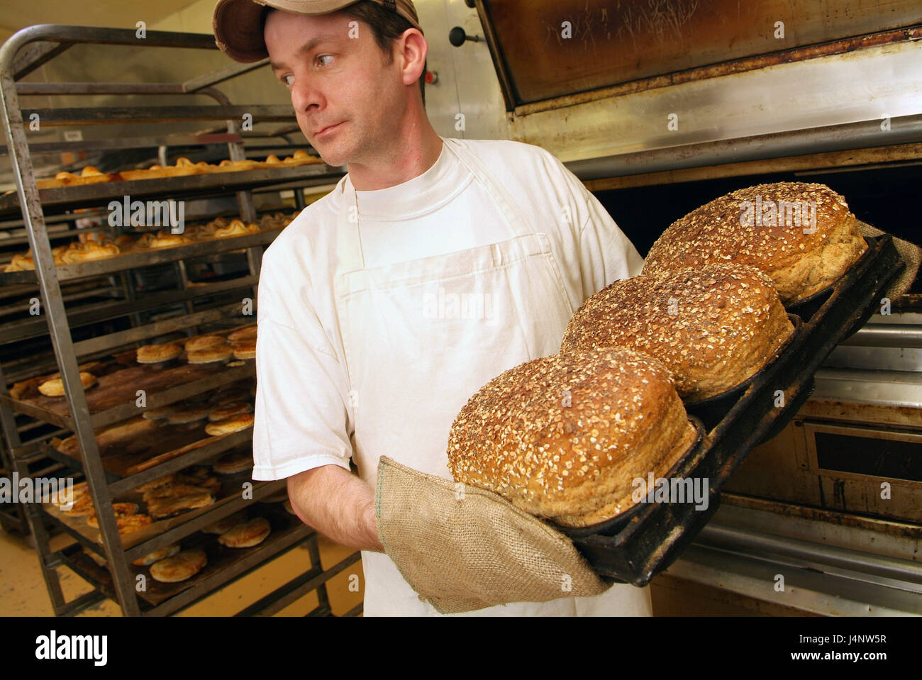 St,George Bakery, Hartpury, with Alan Lane Stock Photo - Alamy