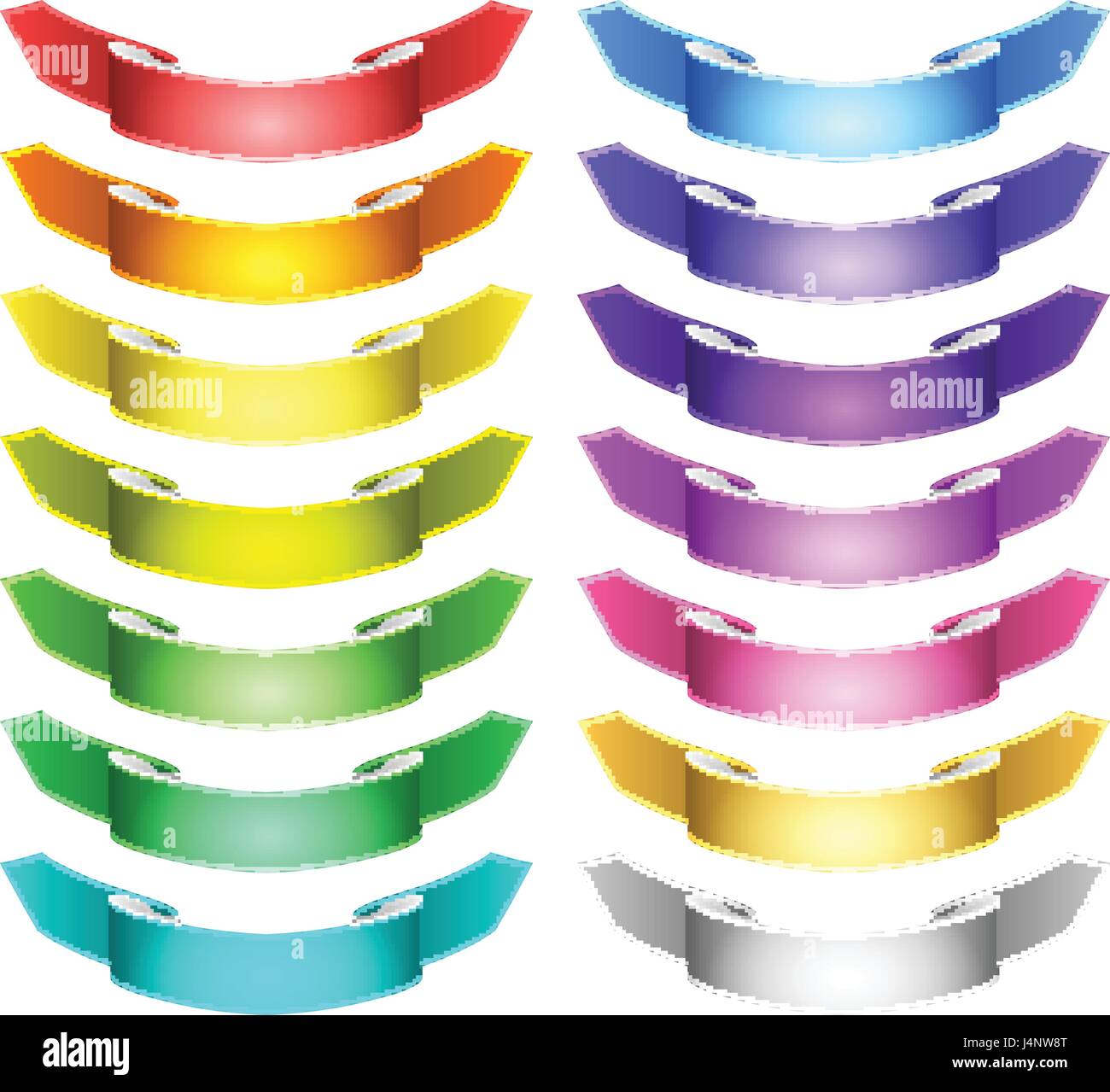 vector ribbons set Stock Vector Image & Art - Alamy